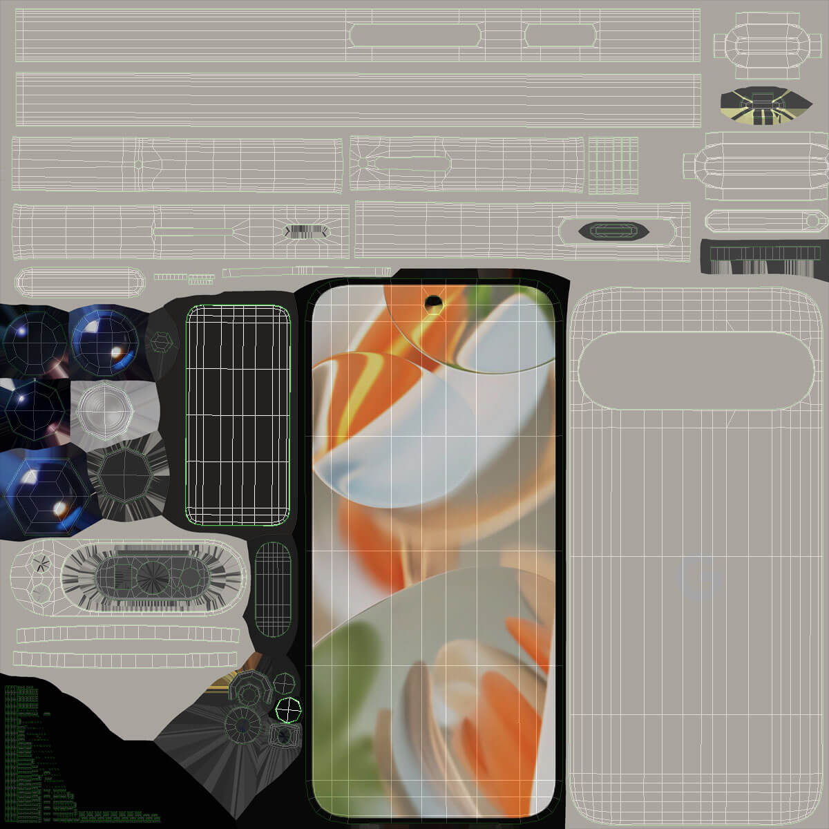 Google Pixel 9 Pro All Collors - 3D Model by 3dcharity