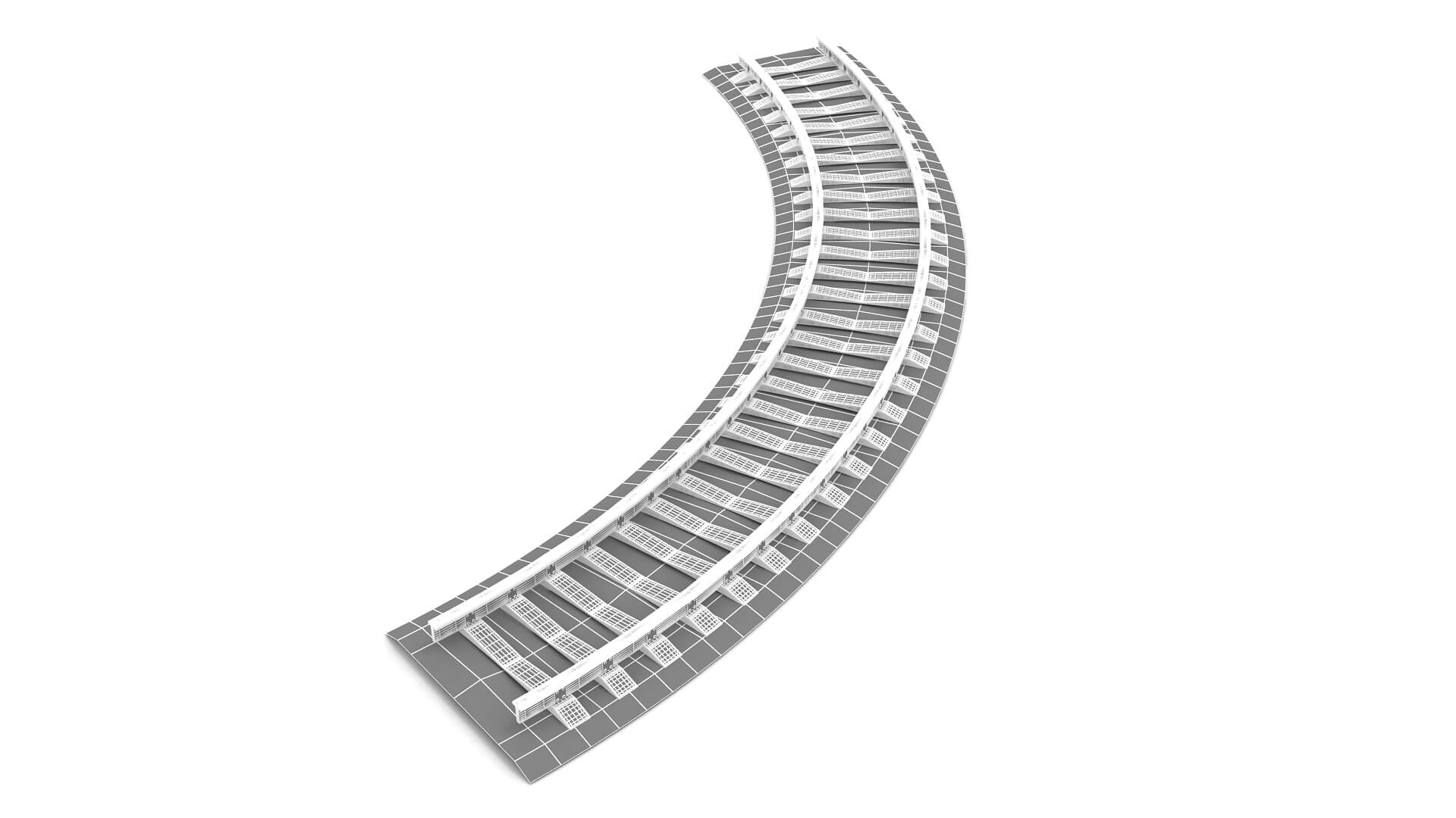 Railway Track - 3D Model by 3dcharity