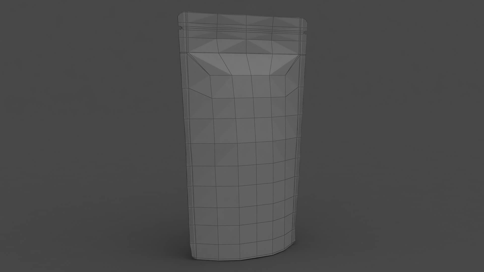 Standup Pouch 2 - 3D Model by 3dcharity