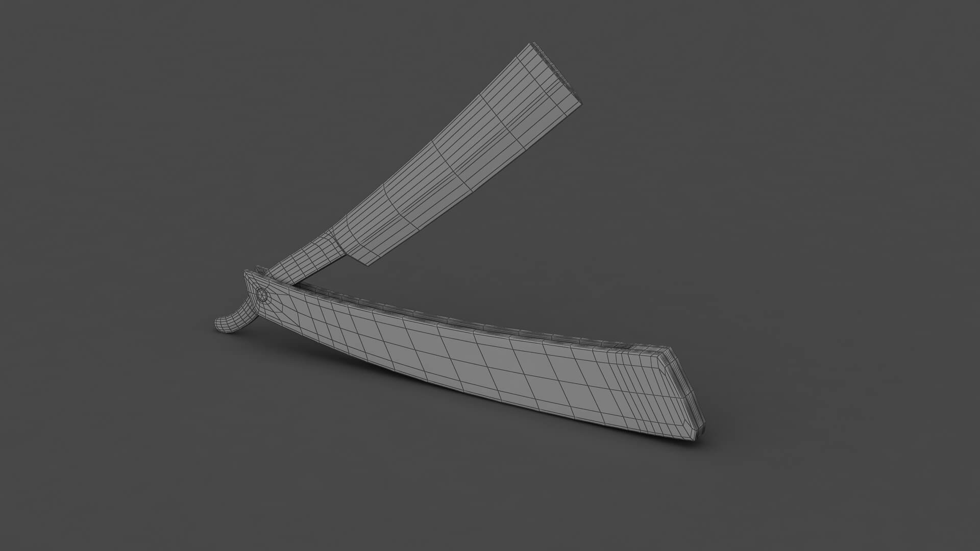 Straight Razor - 3D Model by 3dcharity