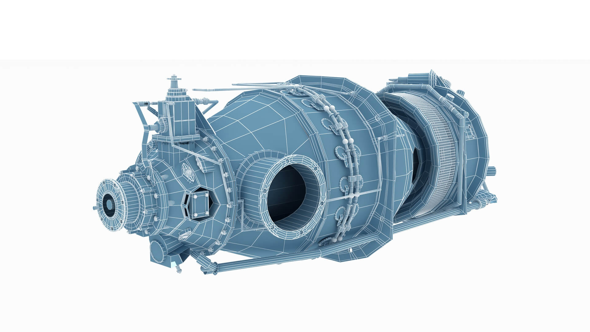 Turboprop Aircraft Engine Pratt and Whitney - 3D Model by 3dcharity