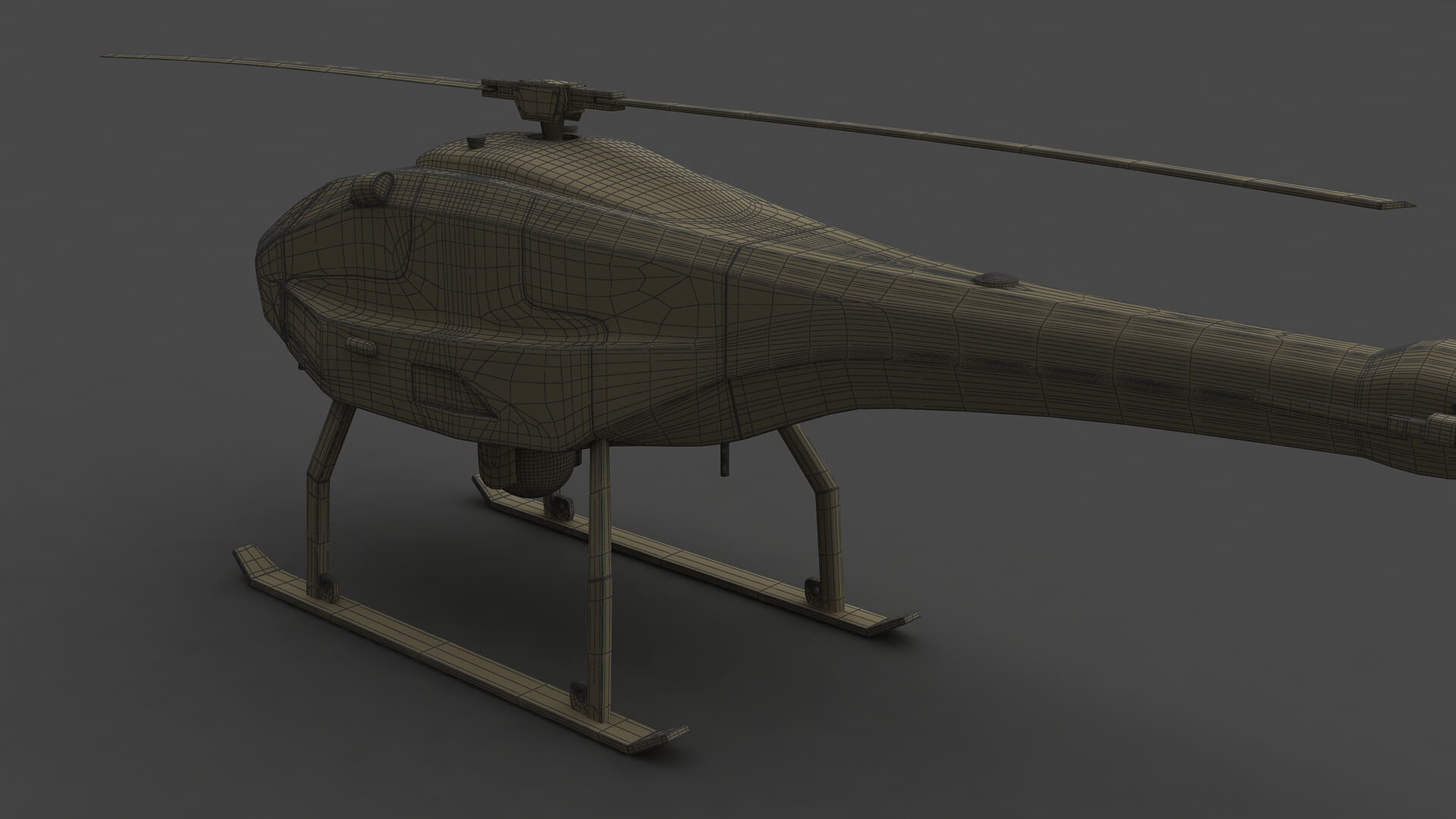 UAV SAAB Skeldar V200 - 3D Model by 3dcharity