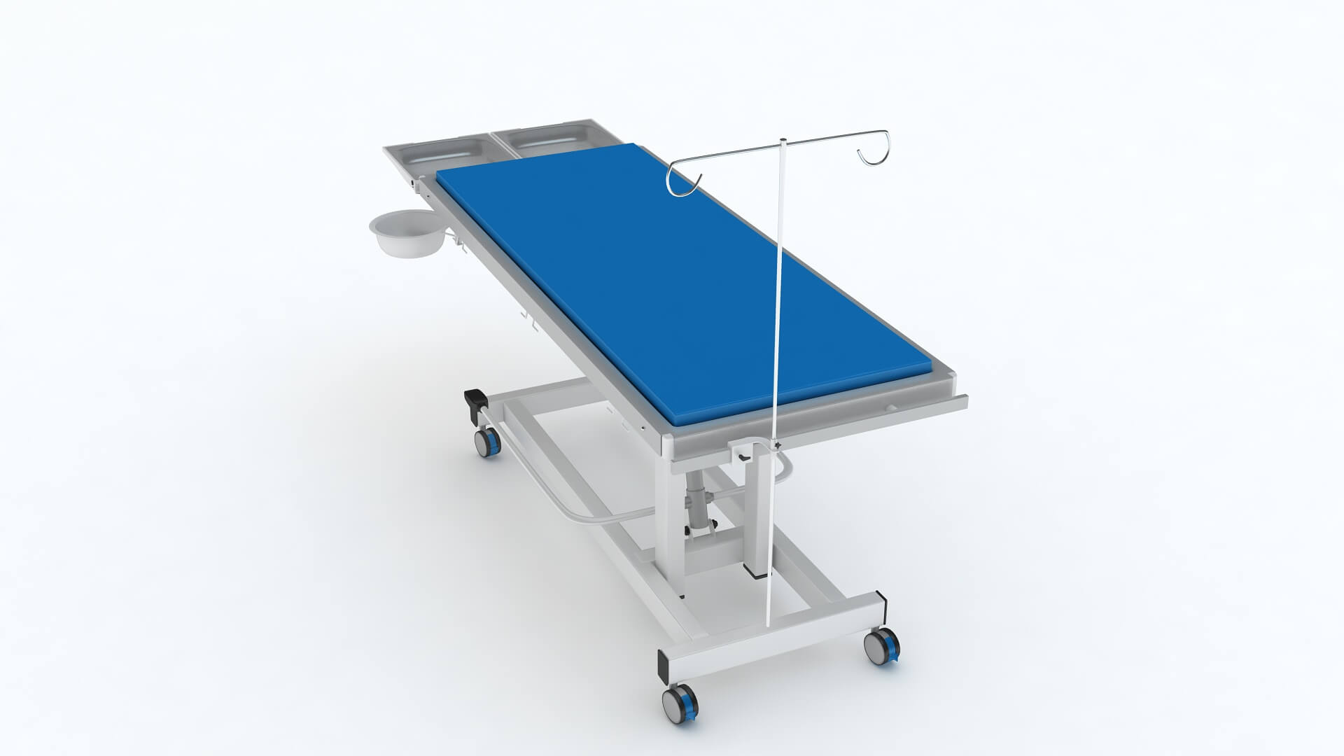 Veterinary Operating Table Blue - 3D Model by 3dcharity