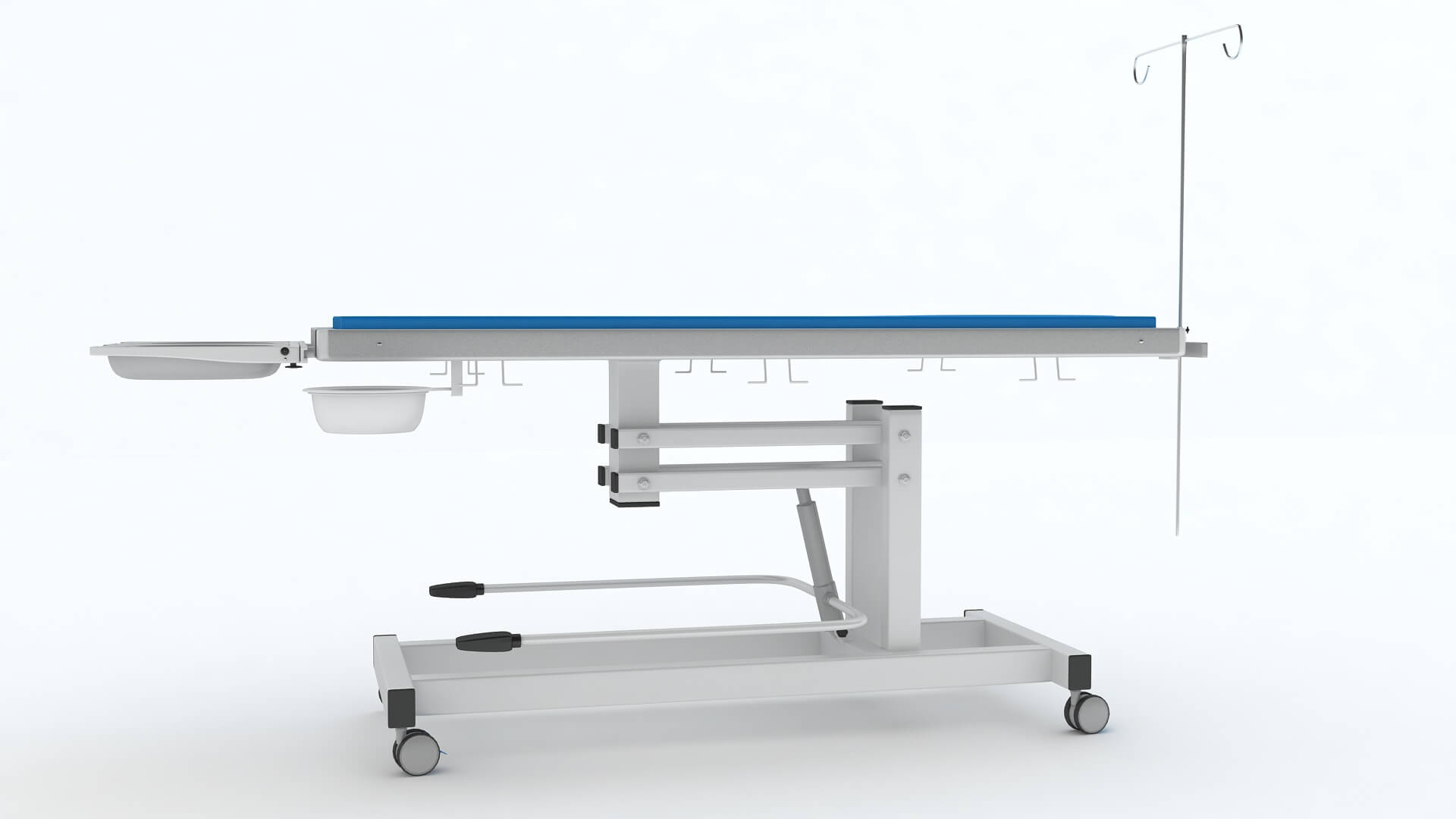 Veterinary Operating Table Blue - 3D Model by 3dcharity