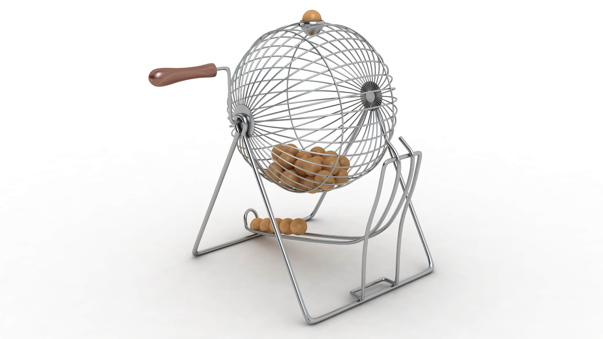 Vintage Wire Bingo Cage - 3D Model by 3dcharity