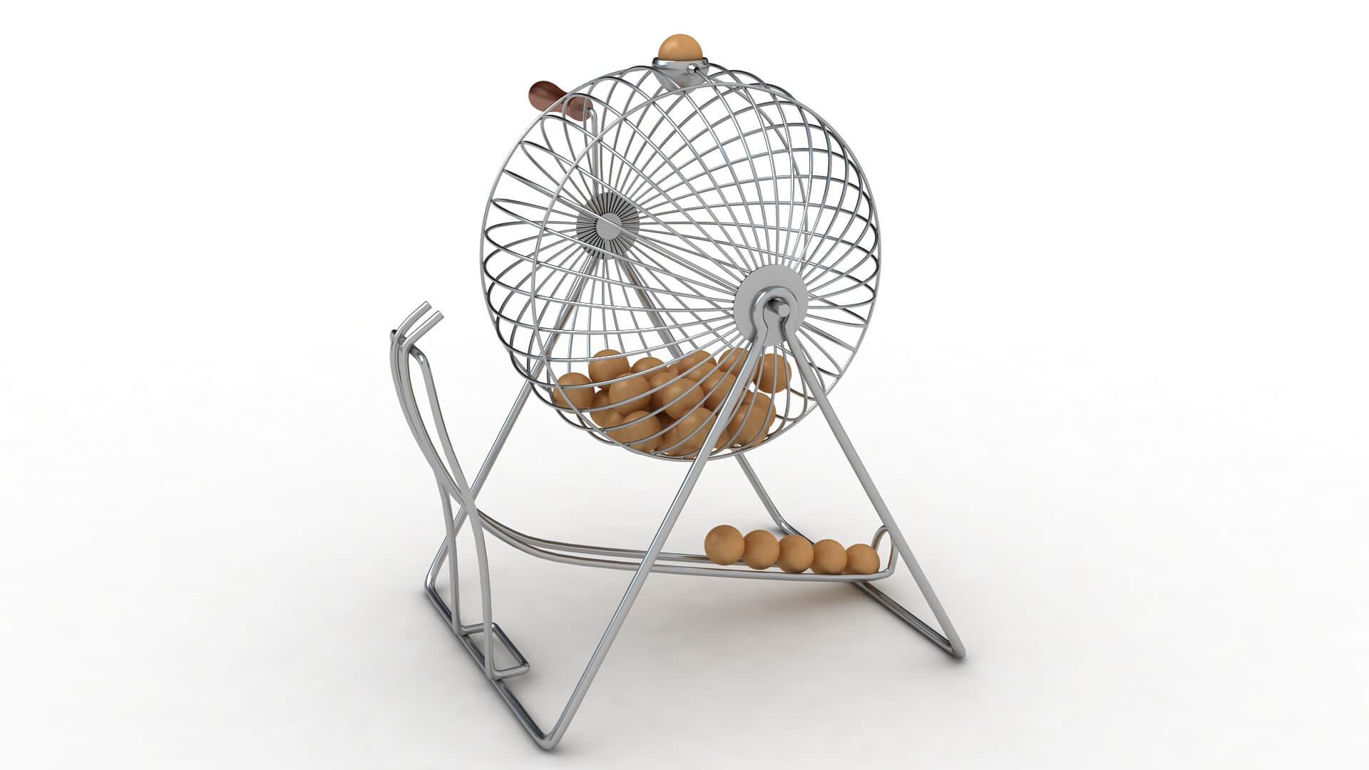 Vintage Wire Bingo Cage - 3D Model by 3dcharity