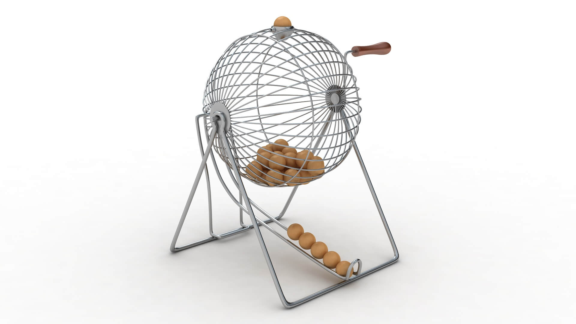 Vintage Wire Bingo Cage - 3D Model by 3dcharity