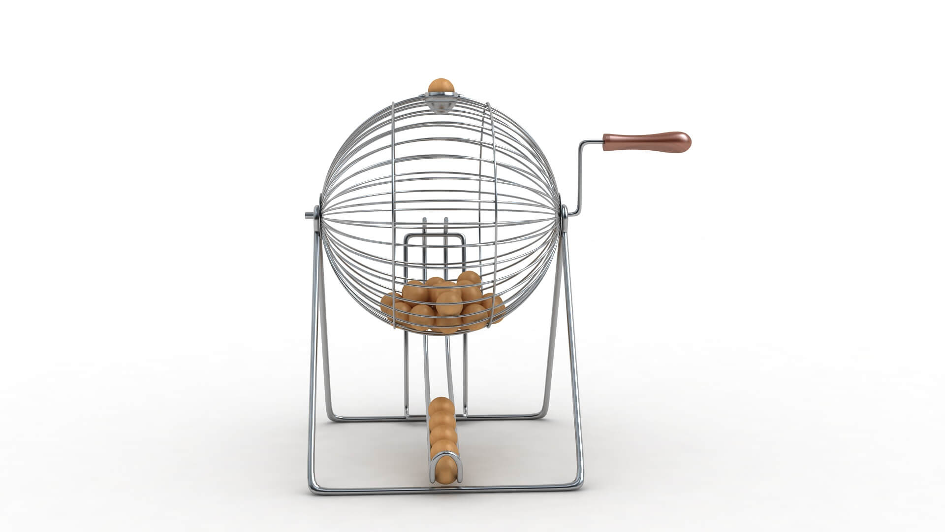 Vintage Wire Bingo Cage - 3D Model by 3dcharity
