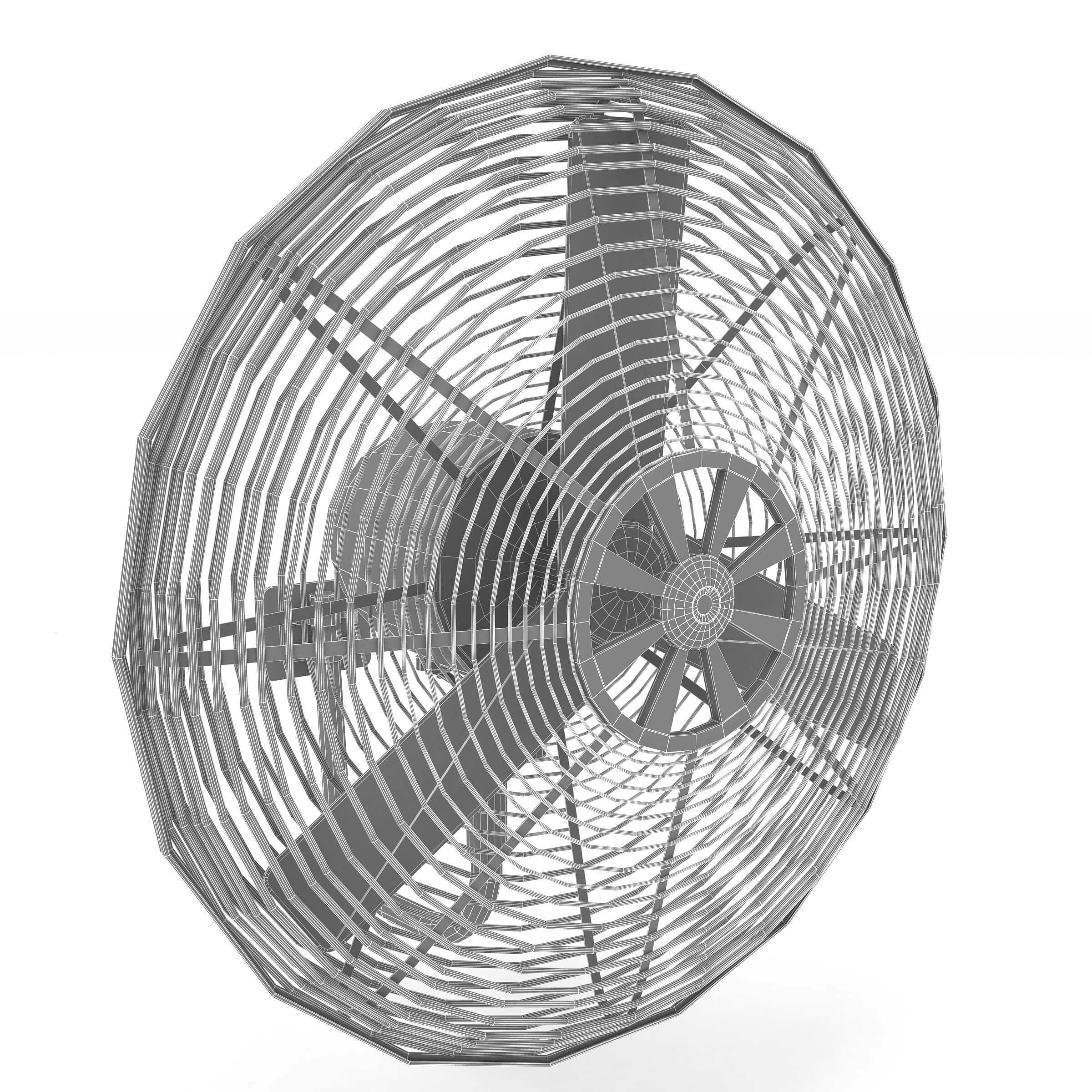 Wall Fan Model by 3dcharity