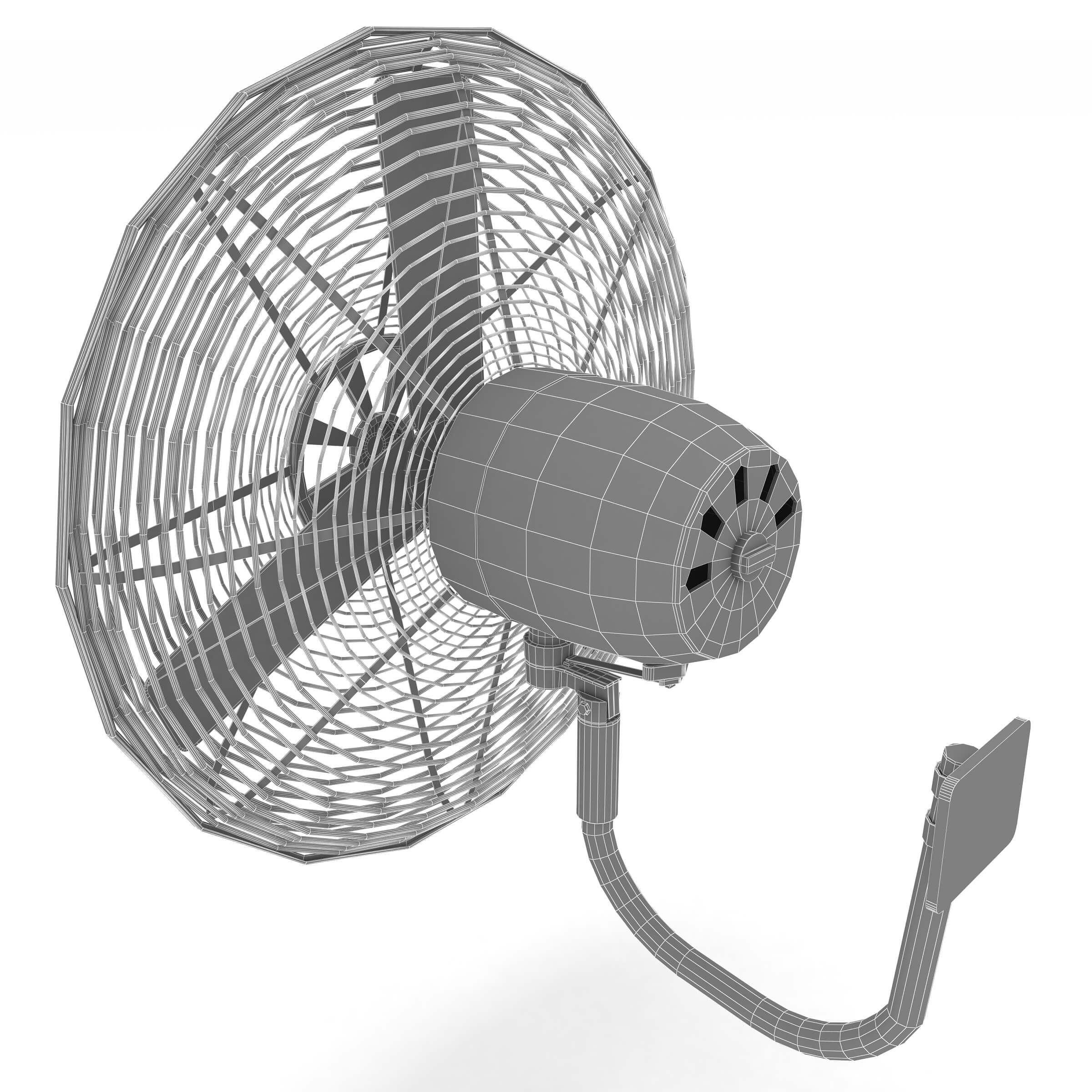 Wall Fan Model by 3dcharity