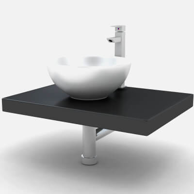 Wash Basin Plate - 3D Model by 3dcharity