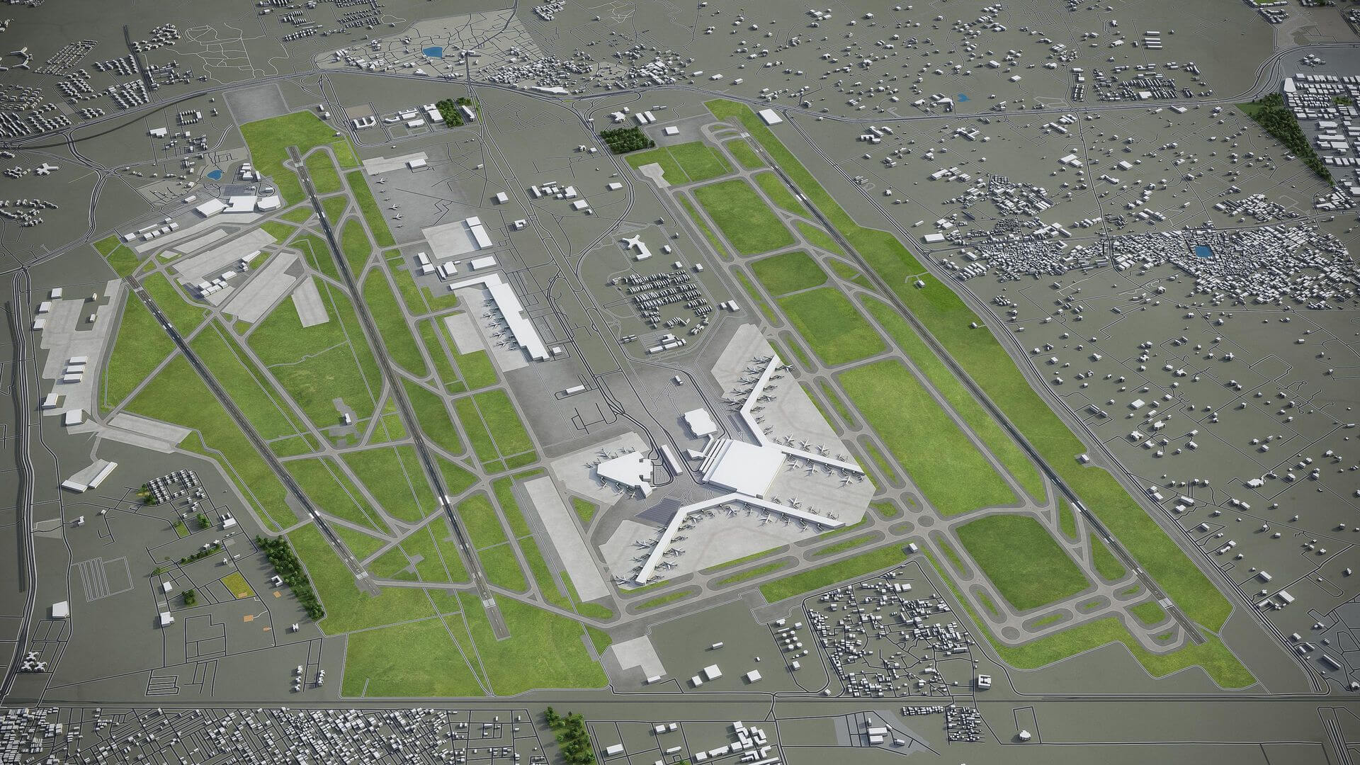 Indira Gandhi International Airport Runway