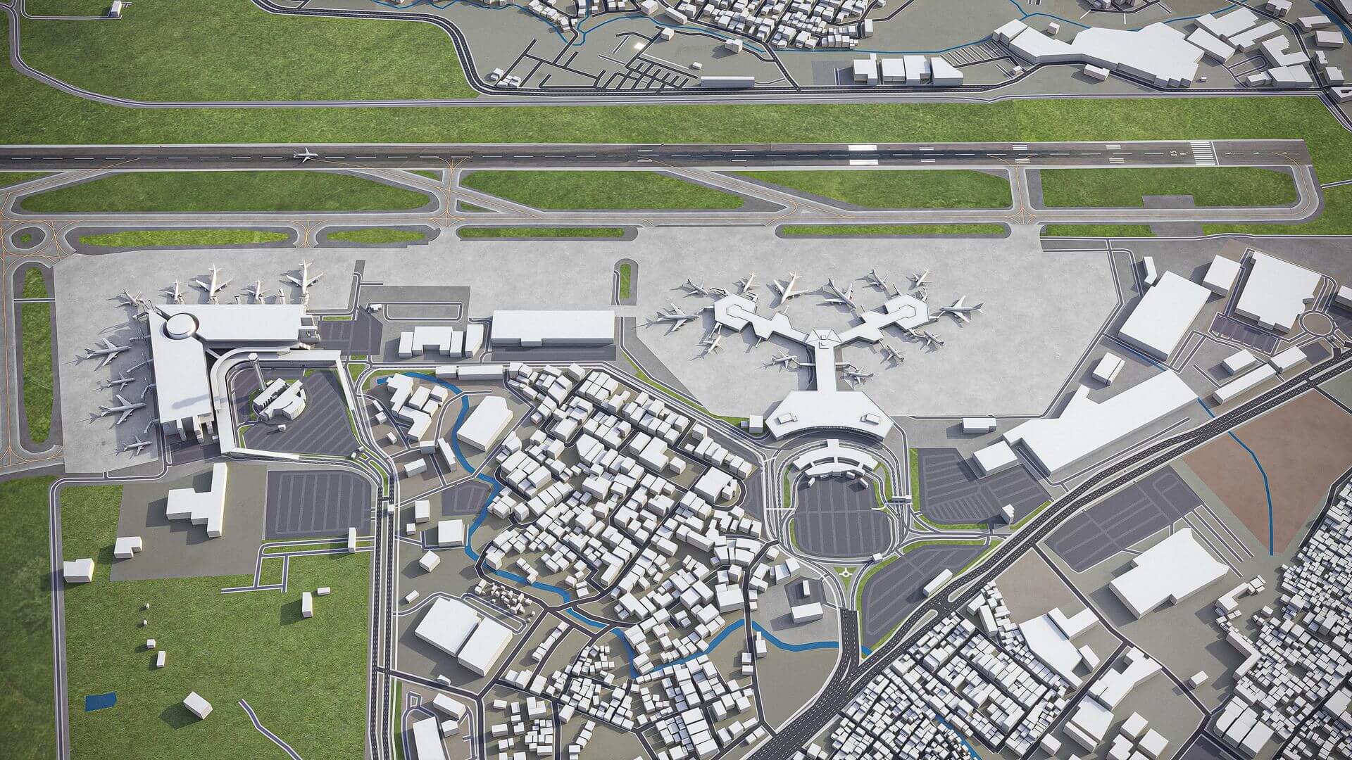 Manila - Ninoy Aquino International Airport - MNL 3D Model by 3dcitymodels