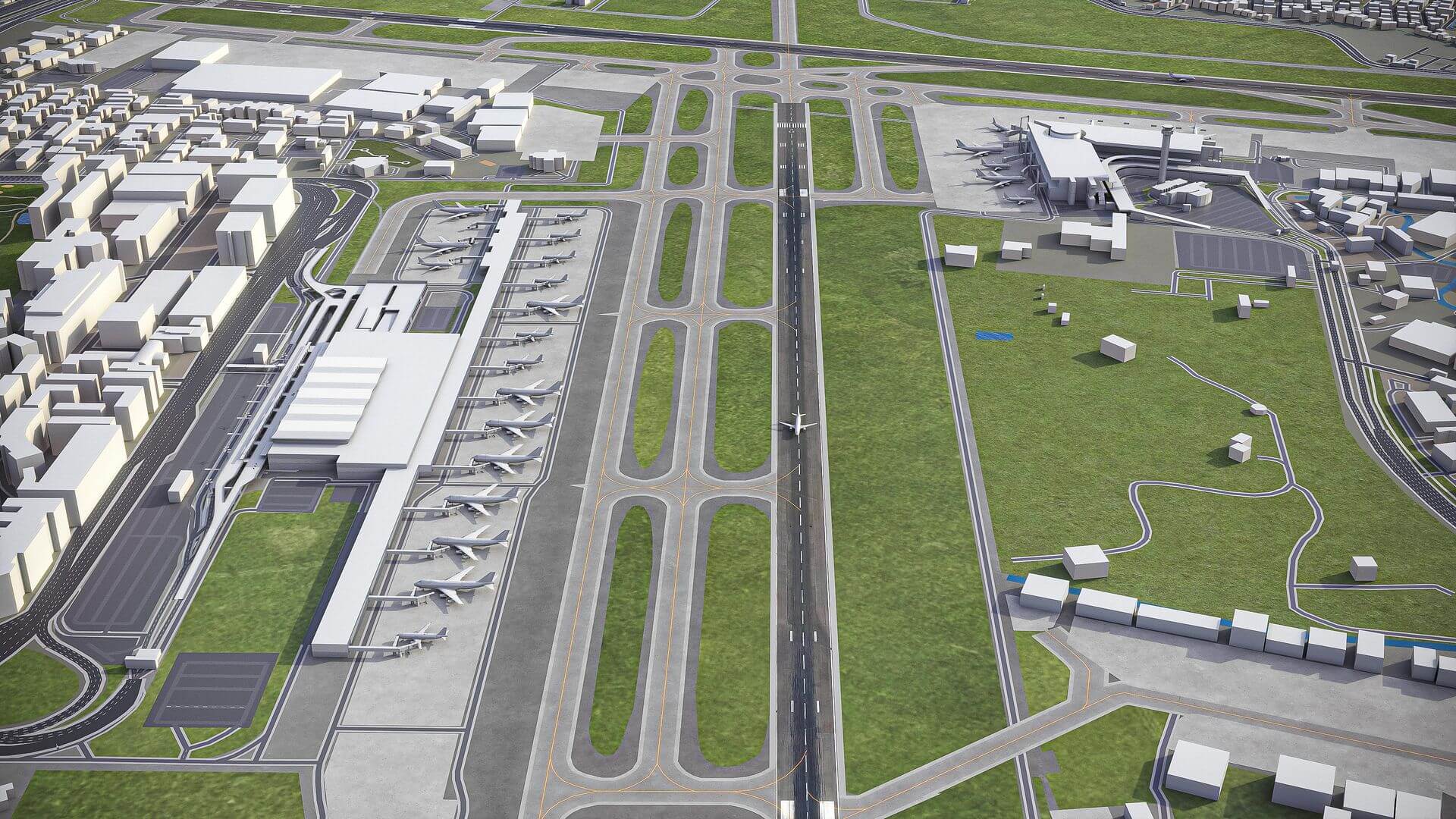 Manila - Ninoy Aquino International Airport - MNL 3D Model by 3dcitymodels