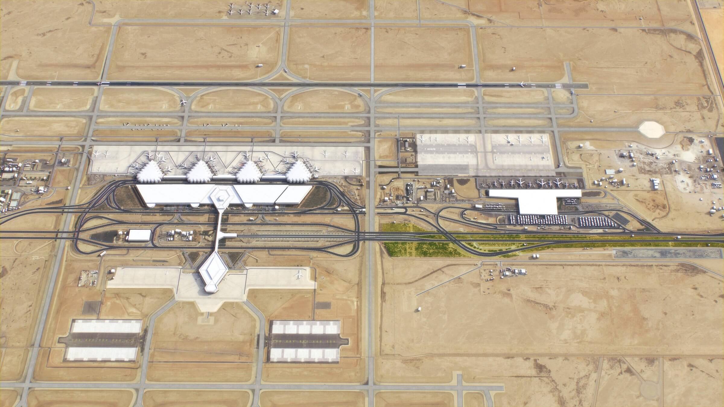 Riyadh King Khalid Airport - RUH 3D Model by 3dcitymodels