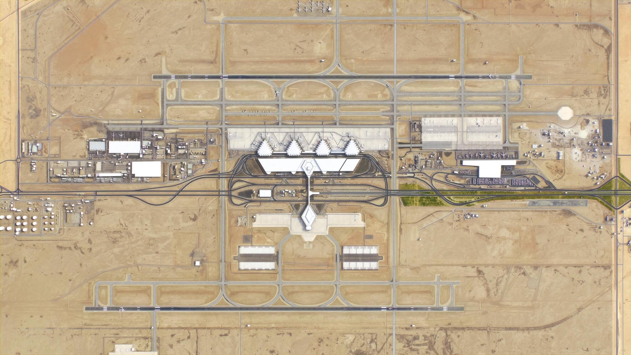 Riyadh King Khalid Airport - RUH 3D Model by 3dcitymodels