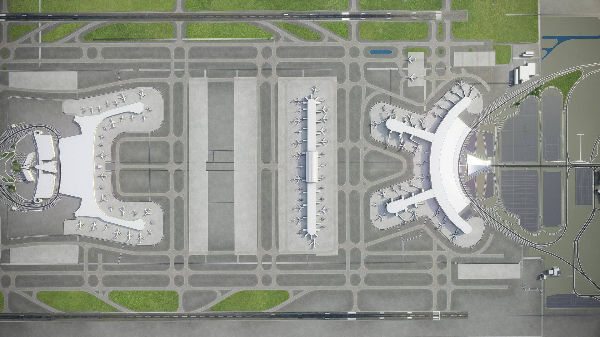 Seoul Incheon International Airport - ICN 3D Model by 3dcitymodels