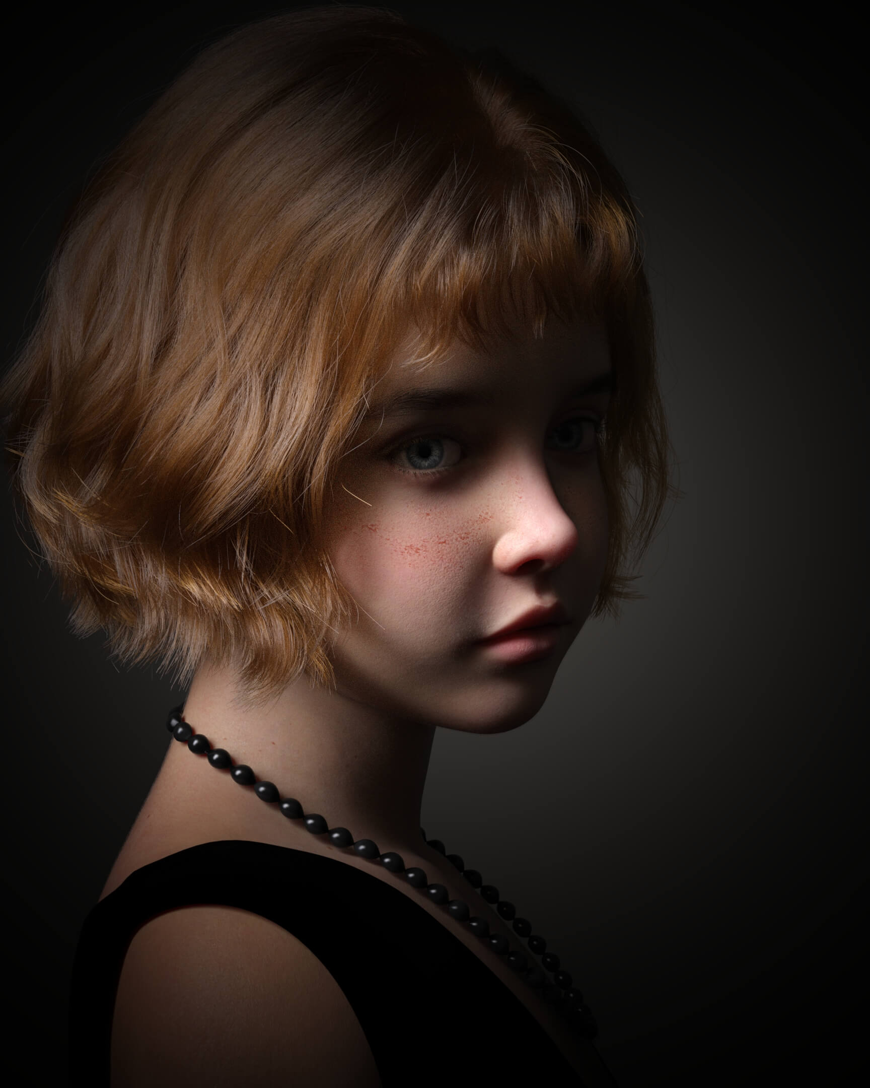 KK Alice-Hope Blend 3D Render, Digital Art by 3ddased