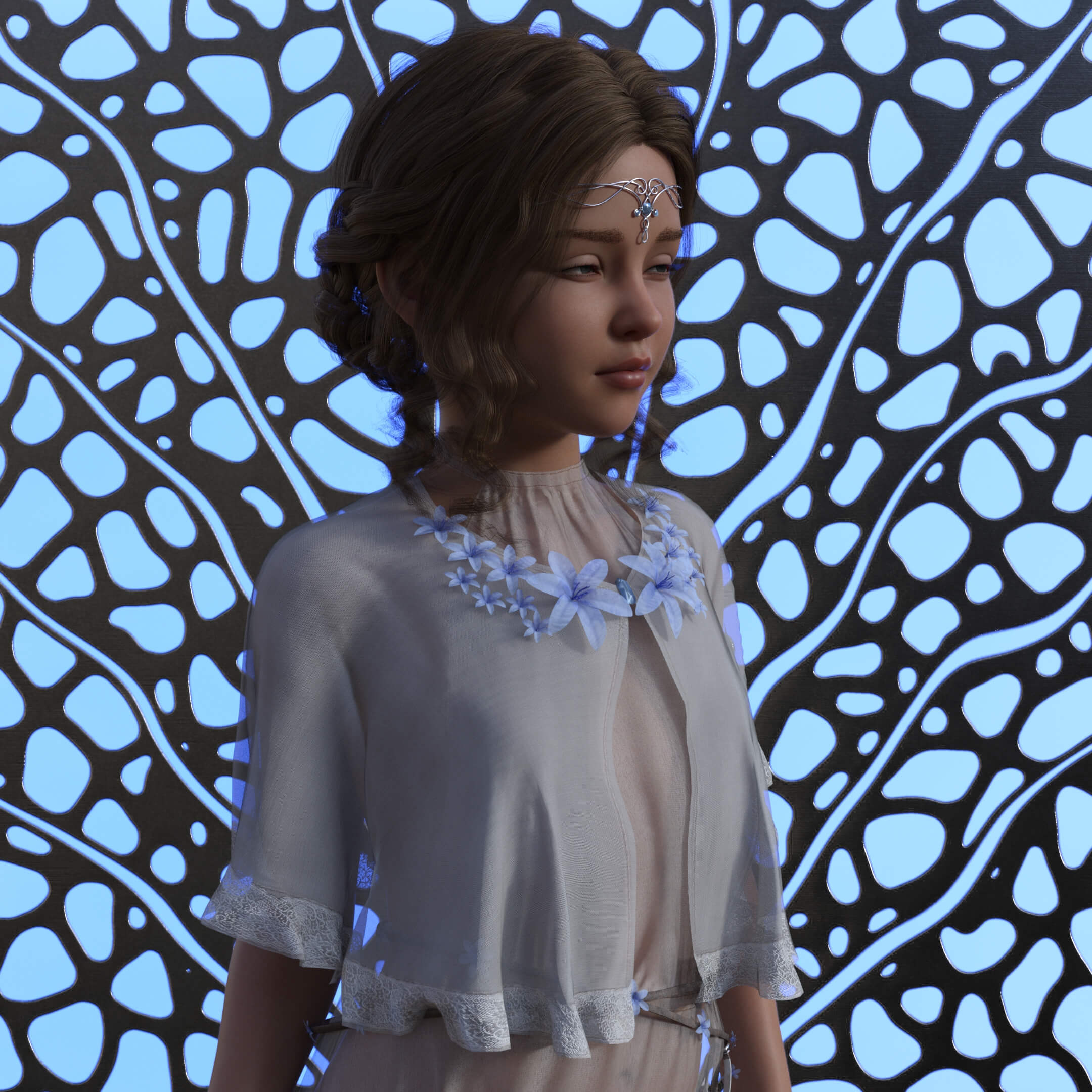 KK Sasha-Ava Blend 3D Render, Digital Art by 3ddased