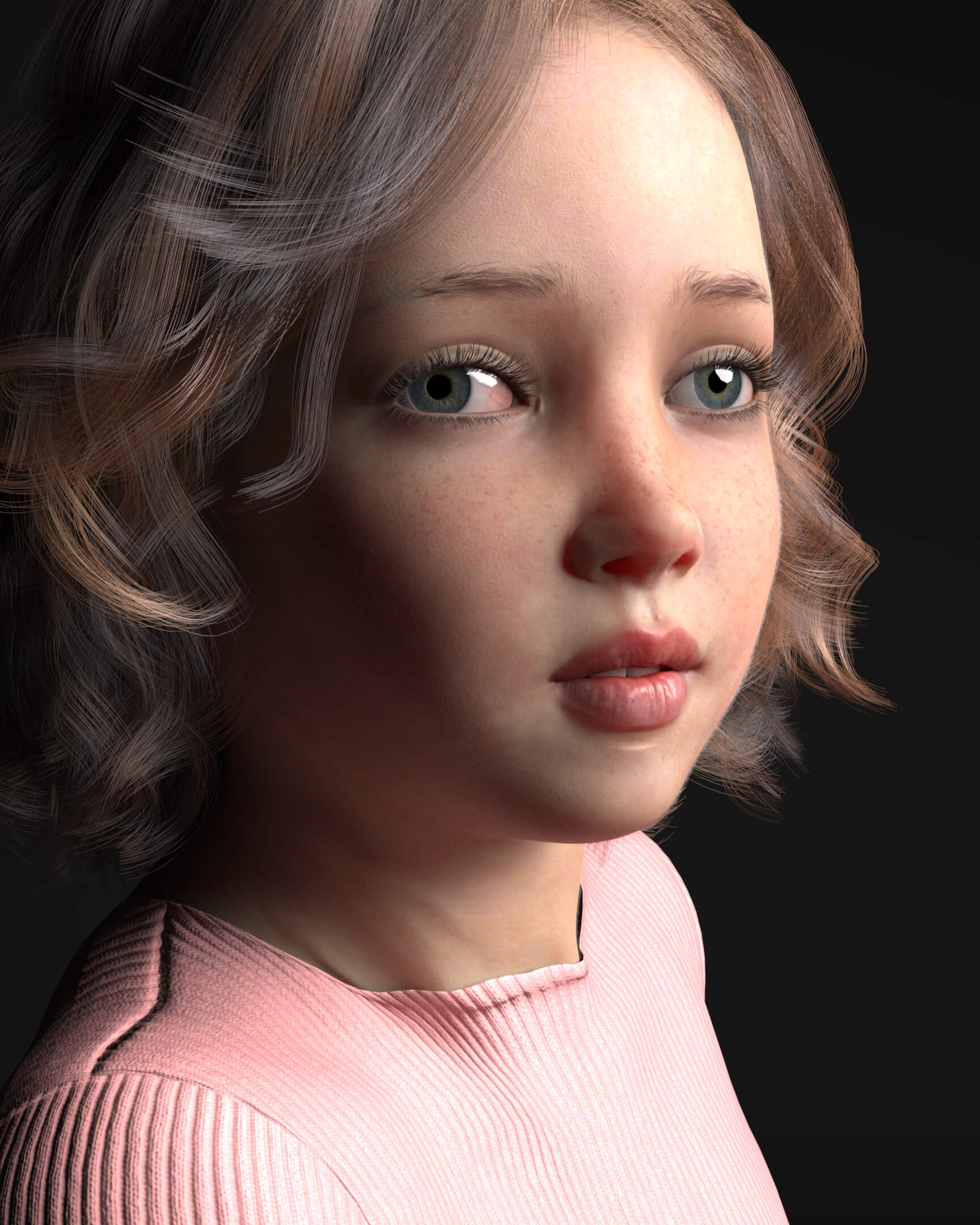 Portrait of IB May 3D Render, Digital Art by 3ddased