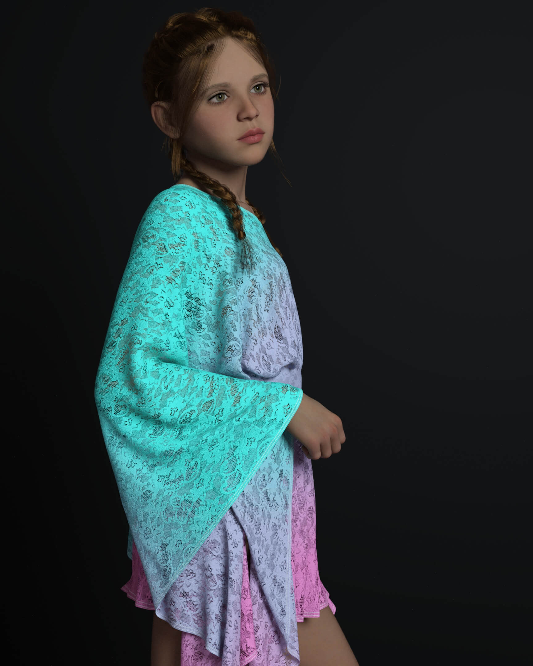 Two with BG3D Jacky 3D Render, Digital Art by 3ddased