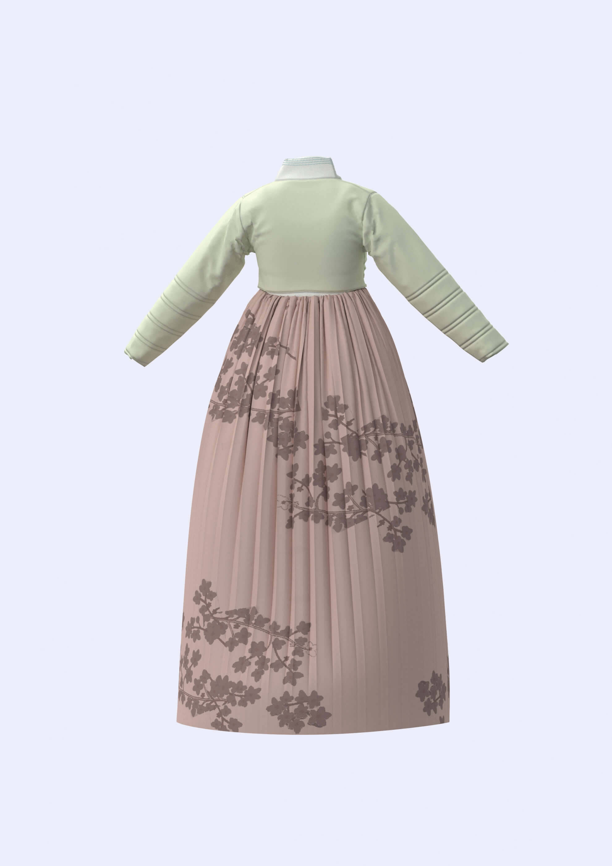 Hanfu-Hanbok High-Poly 3D Model by 3deelee