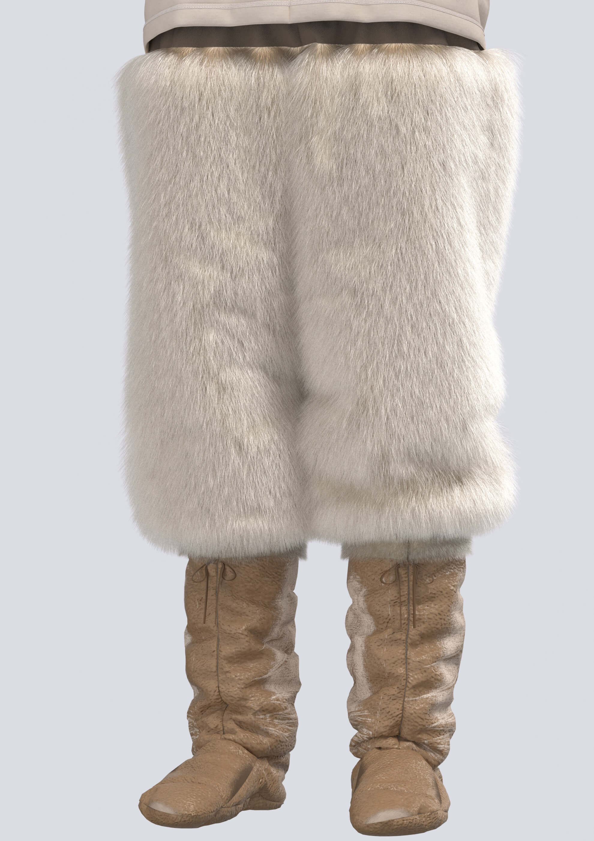 Oversized Hoodie and Pants - 3D Model by 3deelee