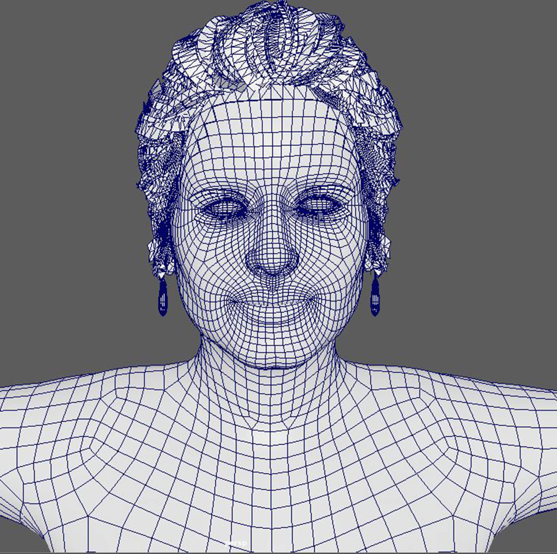 Adele Character 3D Model Low Poly 3D Model by 3designer94