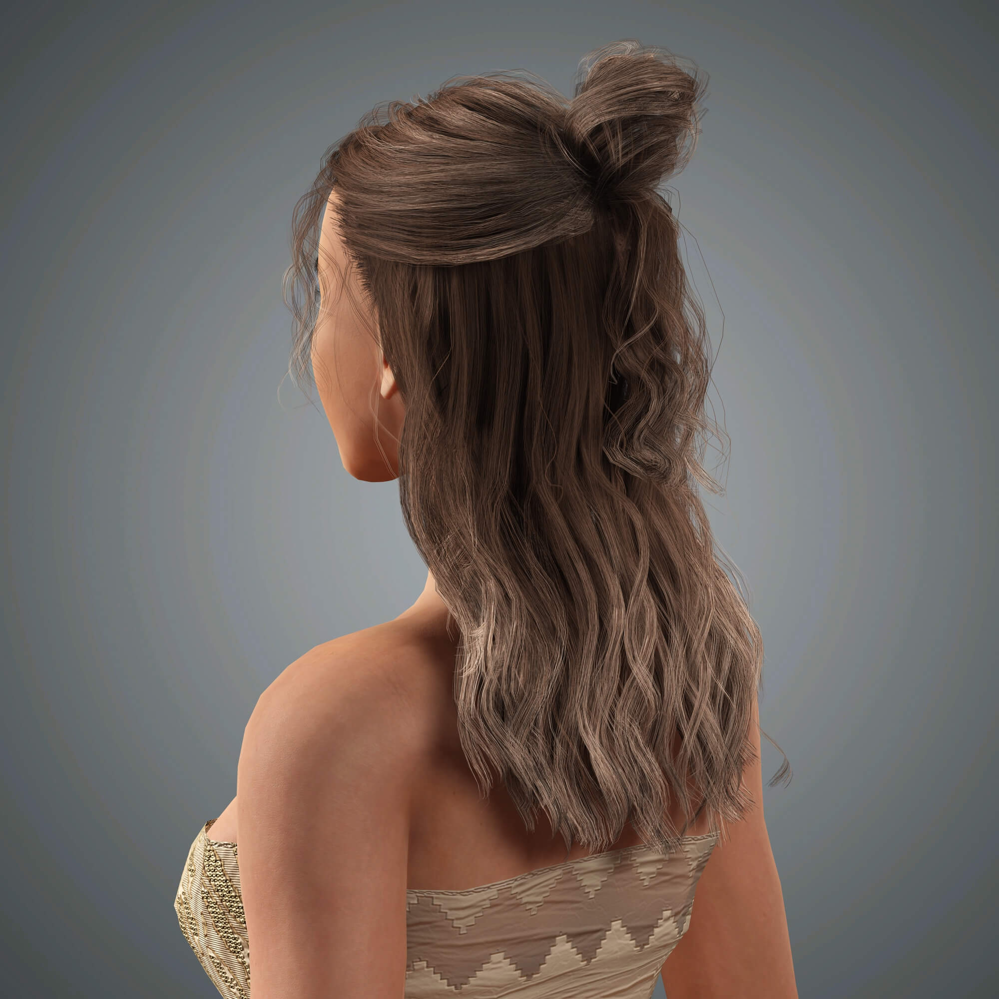 Ana de Armas Character Low Poly 3D Model by 3designer94