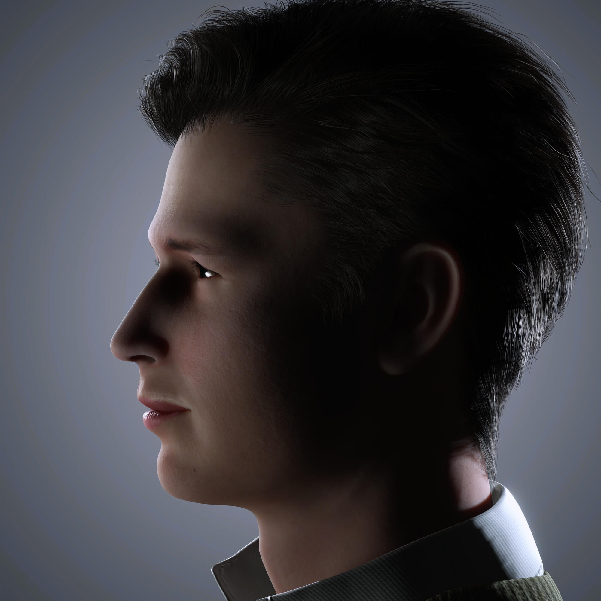 Ansel Elgort Character 3D Model Low-poly 3D model by 3designer94