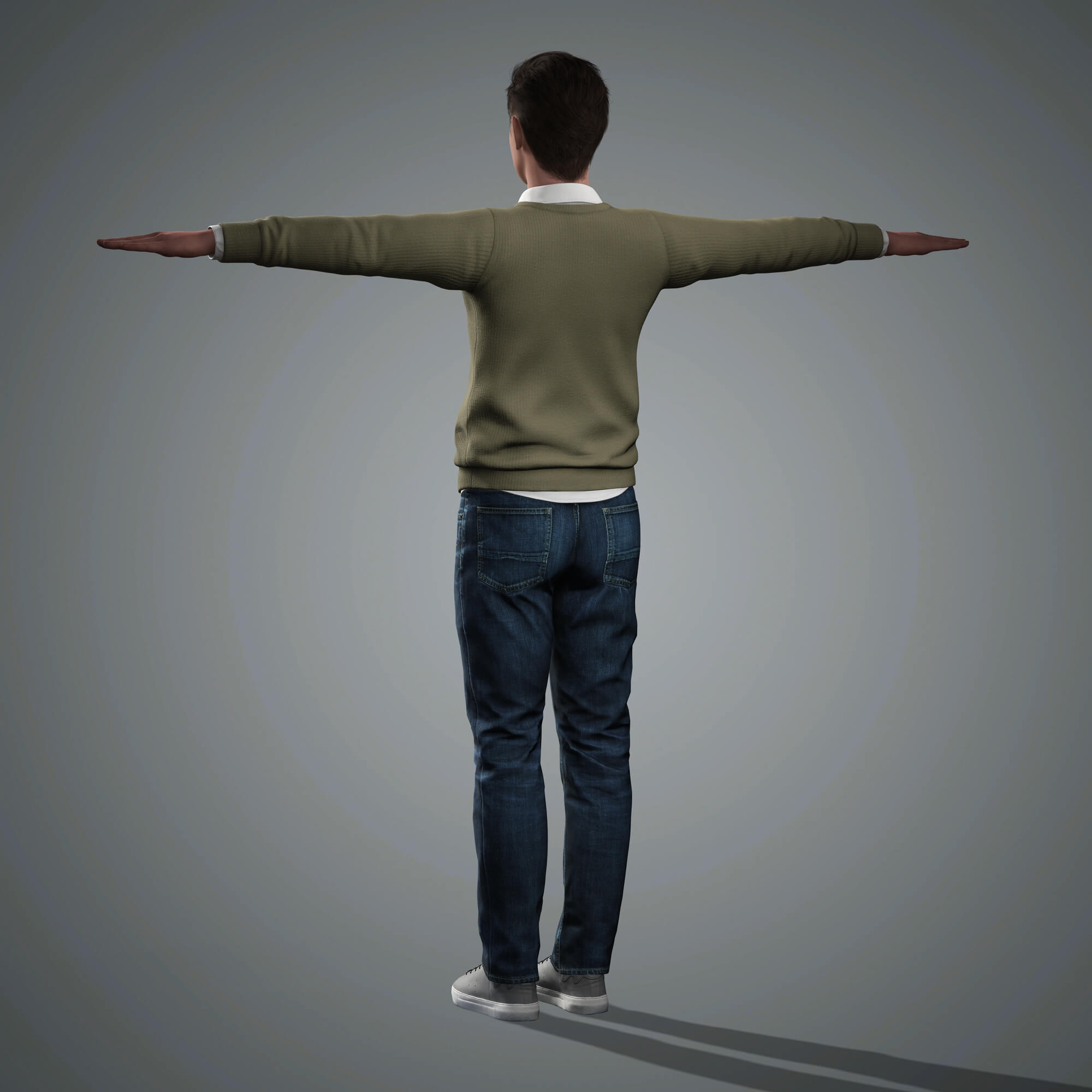 Ansel Elgort Character 3D Model Low-poly 3D model by 3designer94
