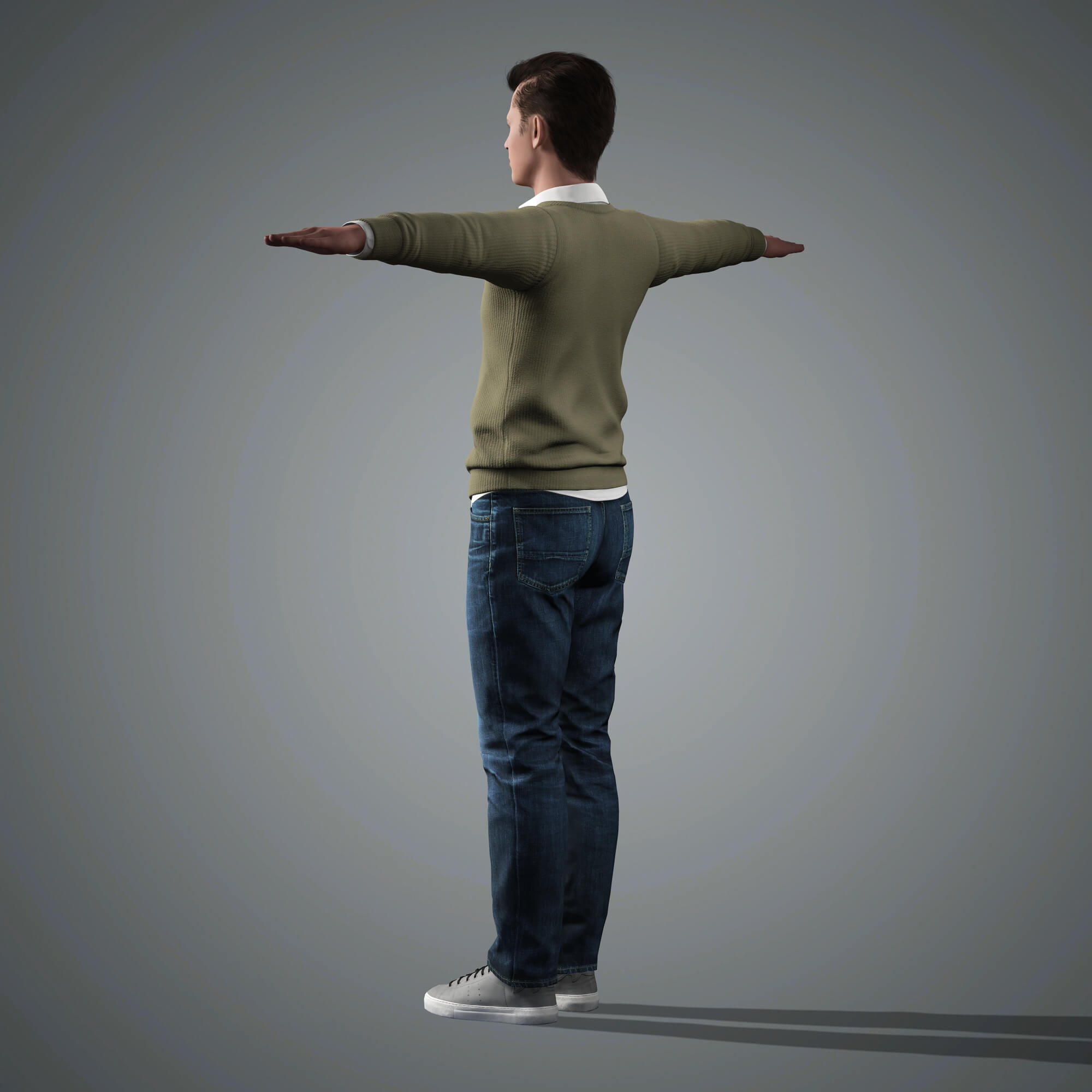 Ansel Elgort Character 3D Model Low-poly 3D model by 3designer94