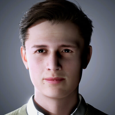 Ansel Elgort Character 3D Model Low-poly 3D model by 3designer94