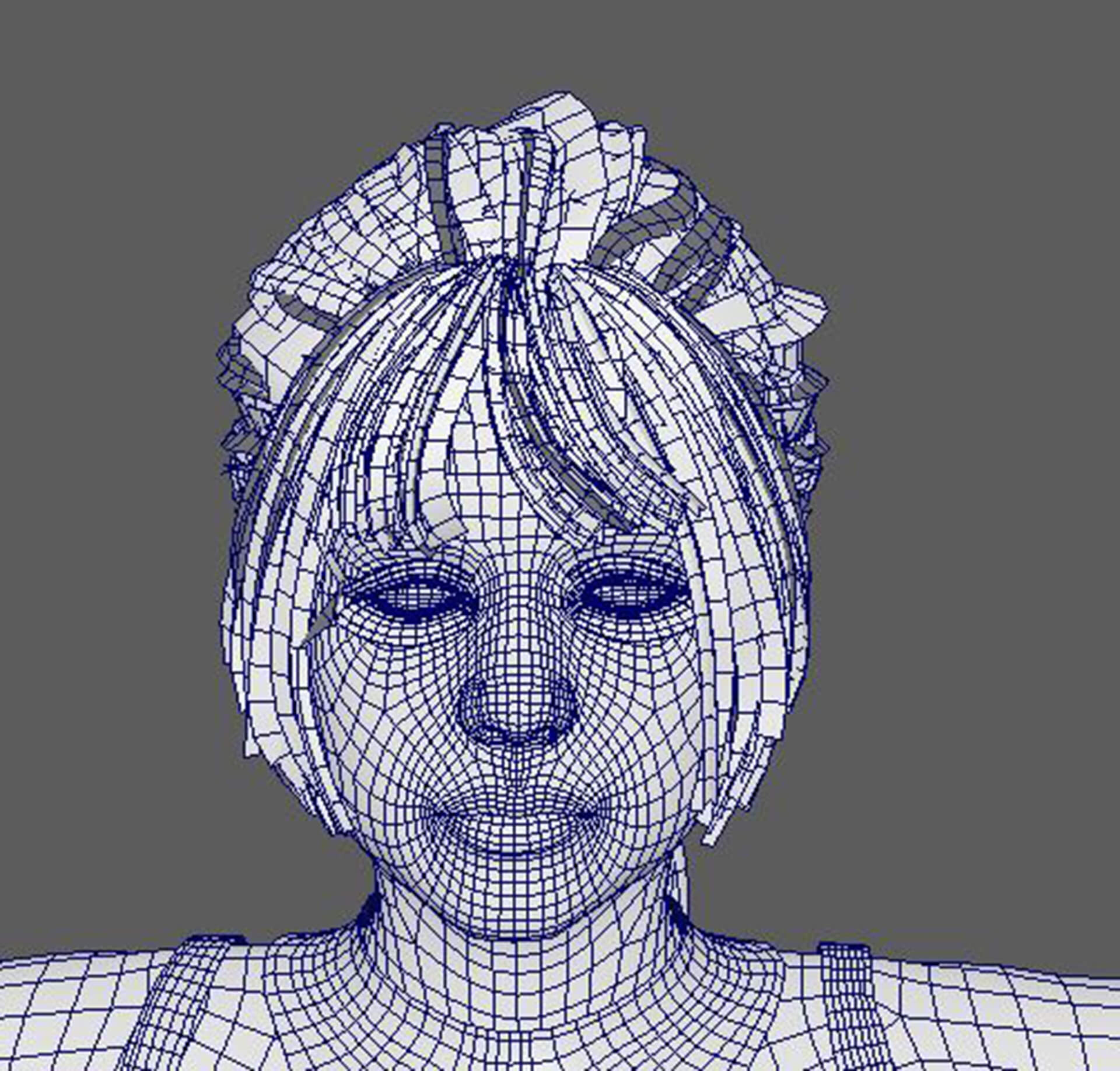 Billie Eilish 3D Model Hyper Realistic Low-Poly by 3designer94