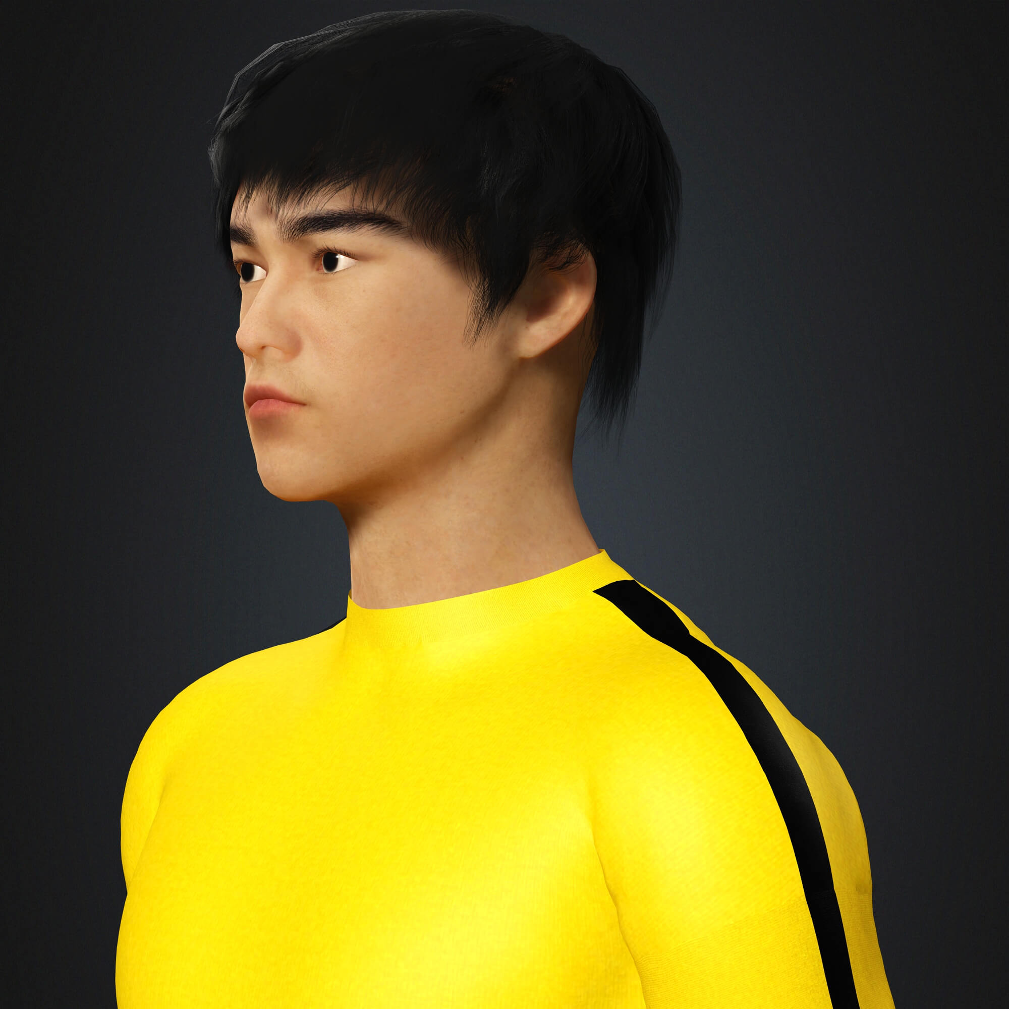 Bruce Lee Character - 3D Model by 3designer94