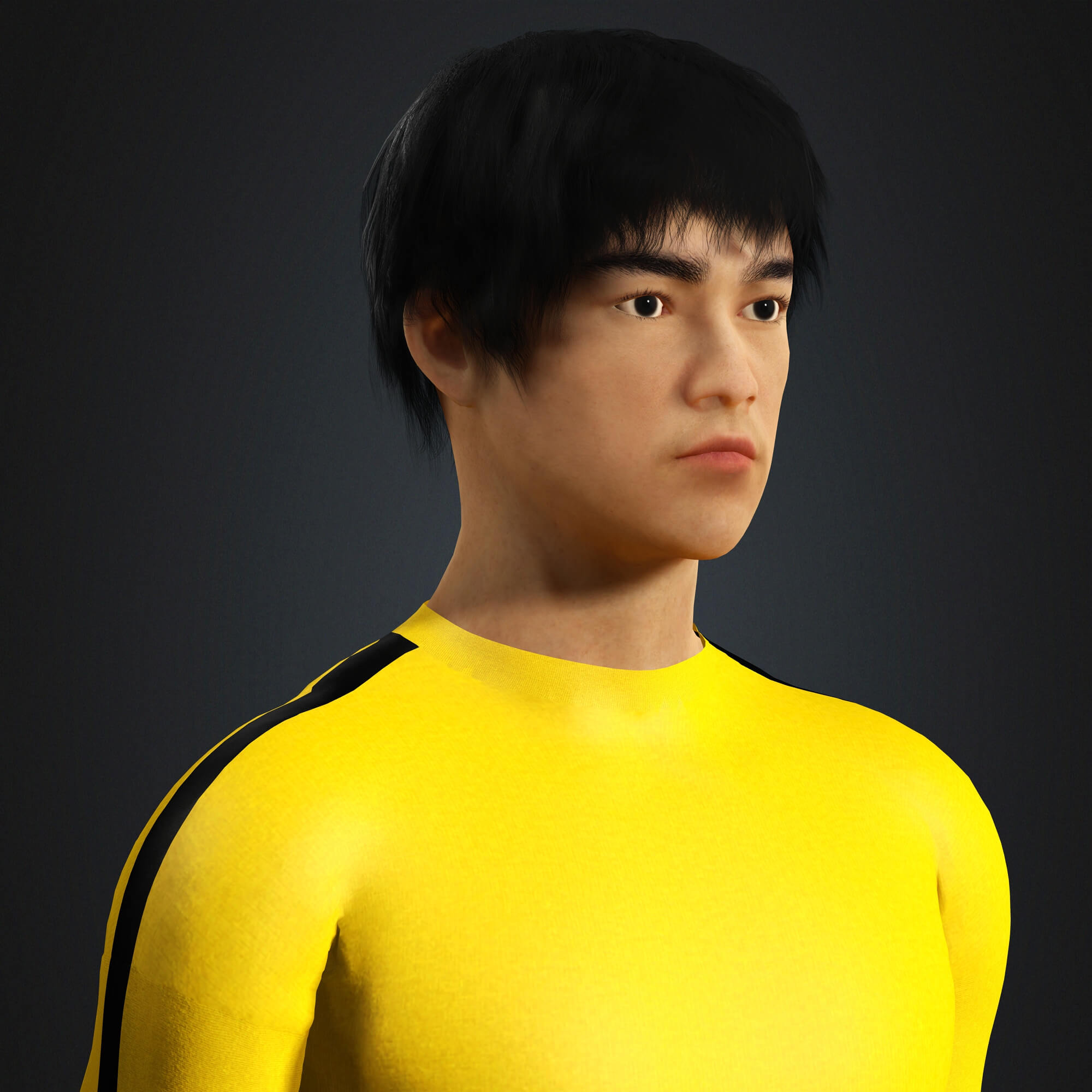 Bruce Lee Character - 3D Model by 3designer94