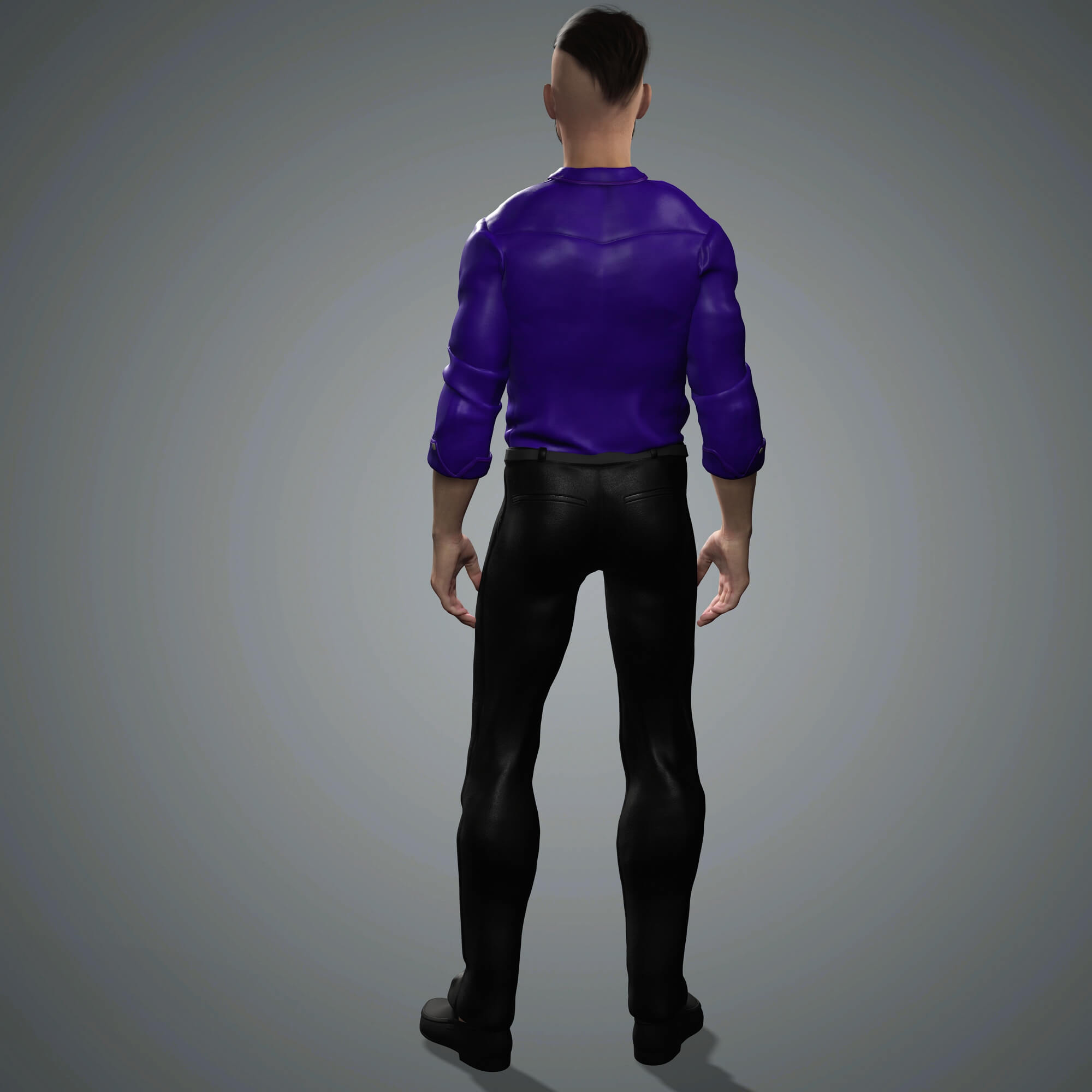 Cartoon Male Character Ready for Game and Animation - 3D Model by ...