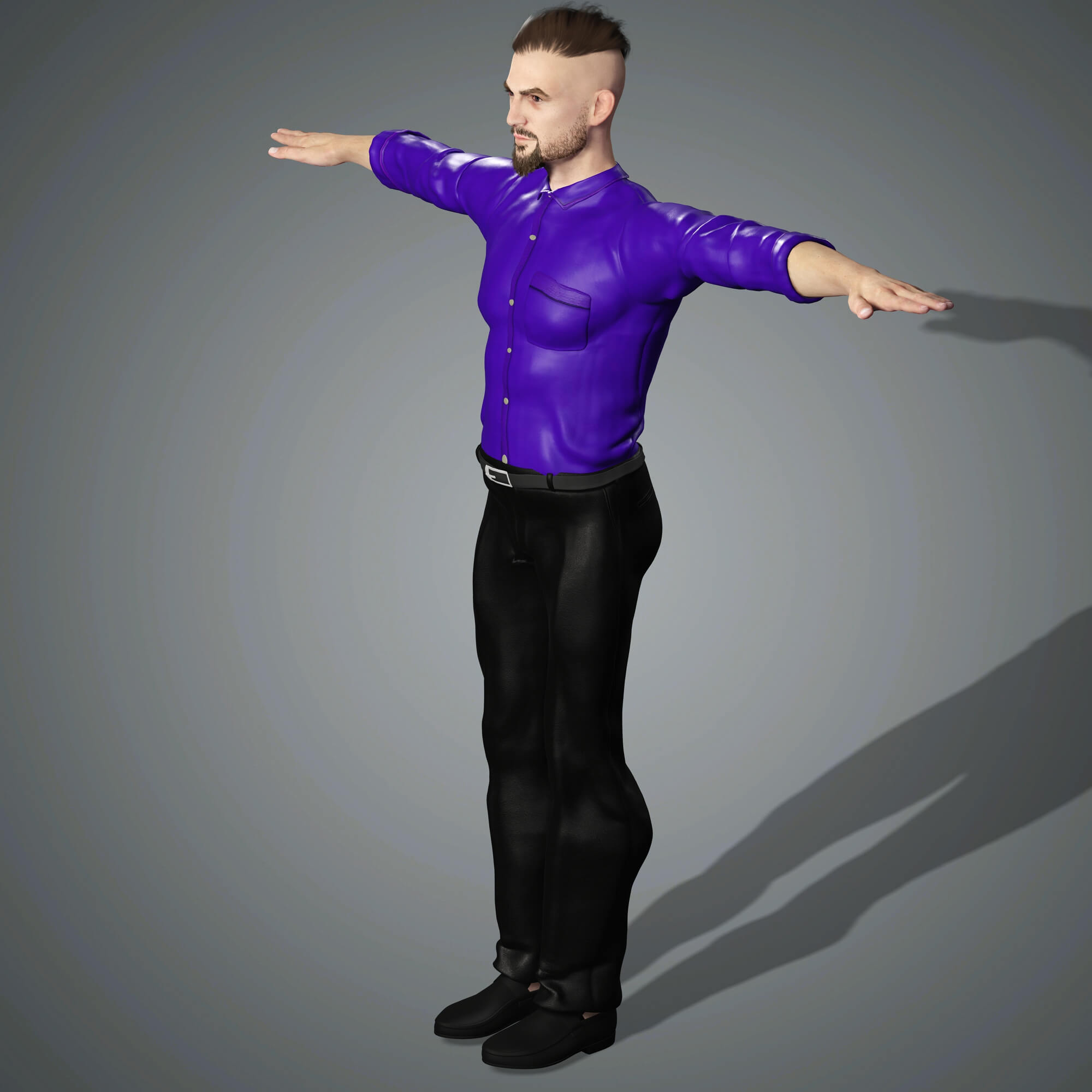 Cartoon Male Character Ready for Game and Animation - 3D Model by ...