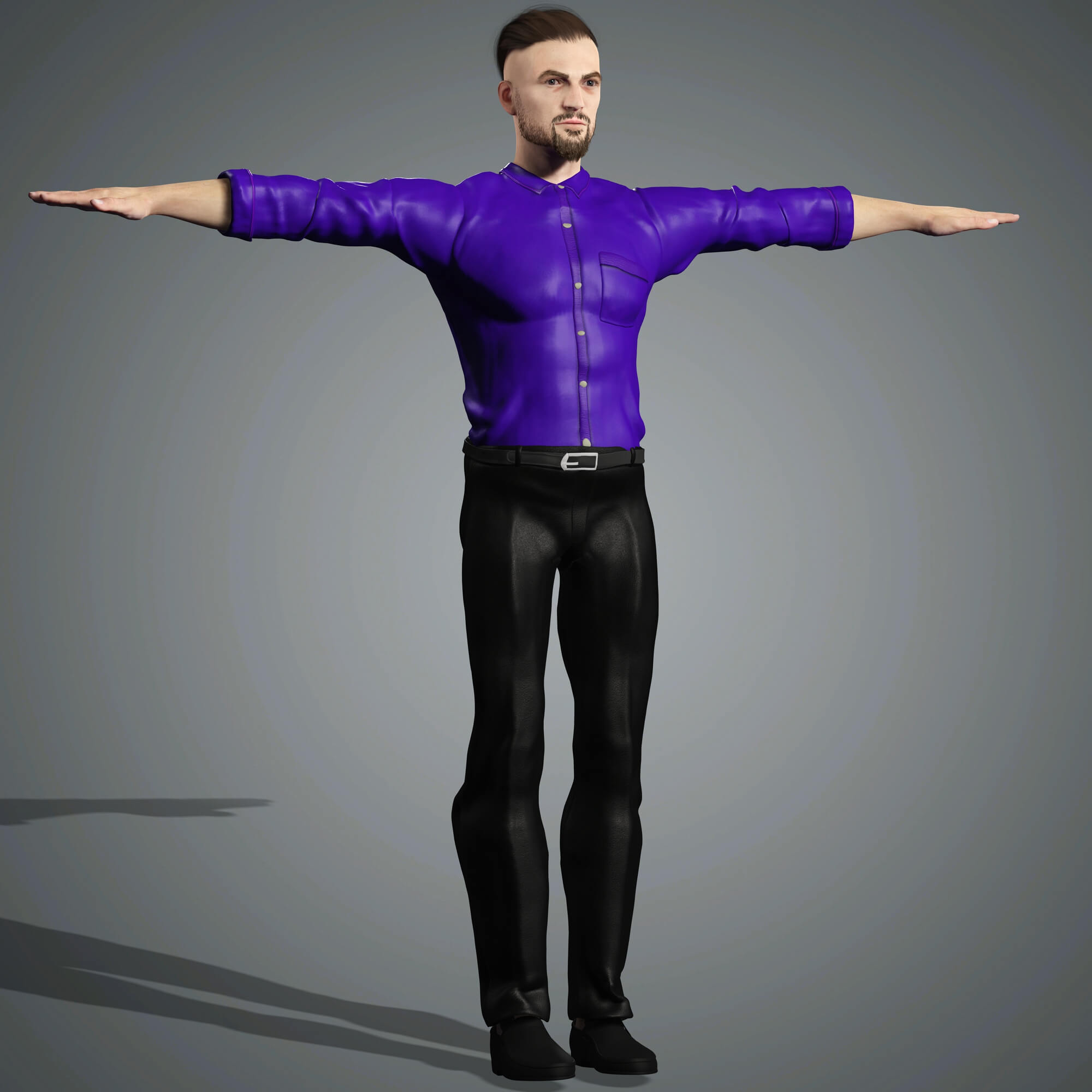 Cartoon Male Character Ready for Game and Animation - 3D Model by ...