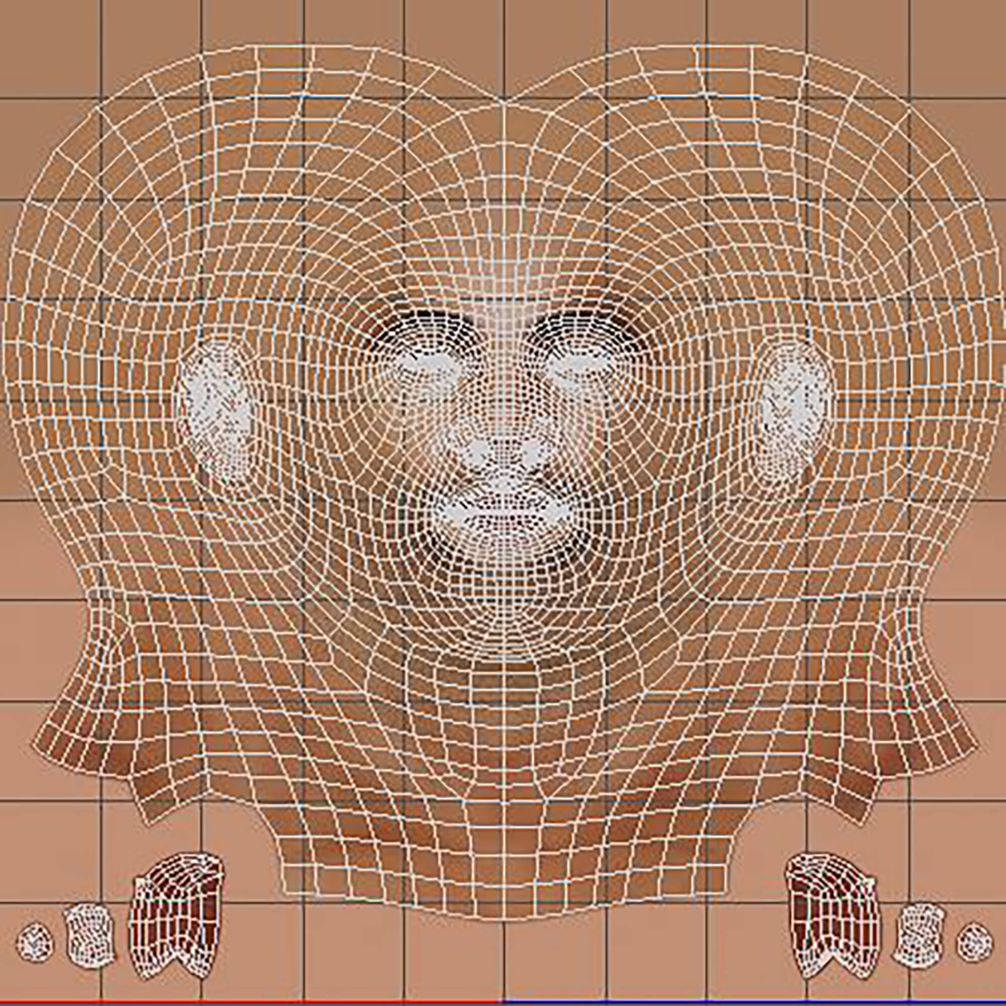 Christopher Abbott Character Low Poly 3D Model by 3designer94