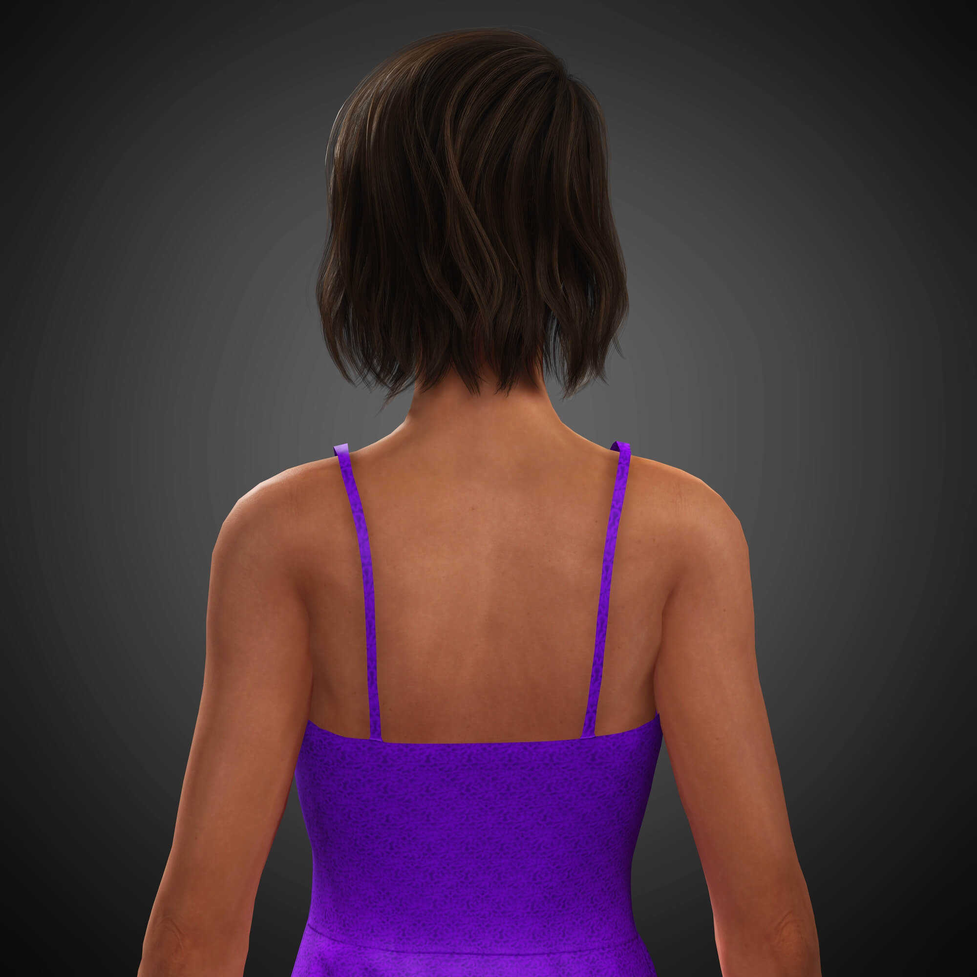 Dafne Keen Character Low Poly 3d Model by 3designer94