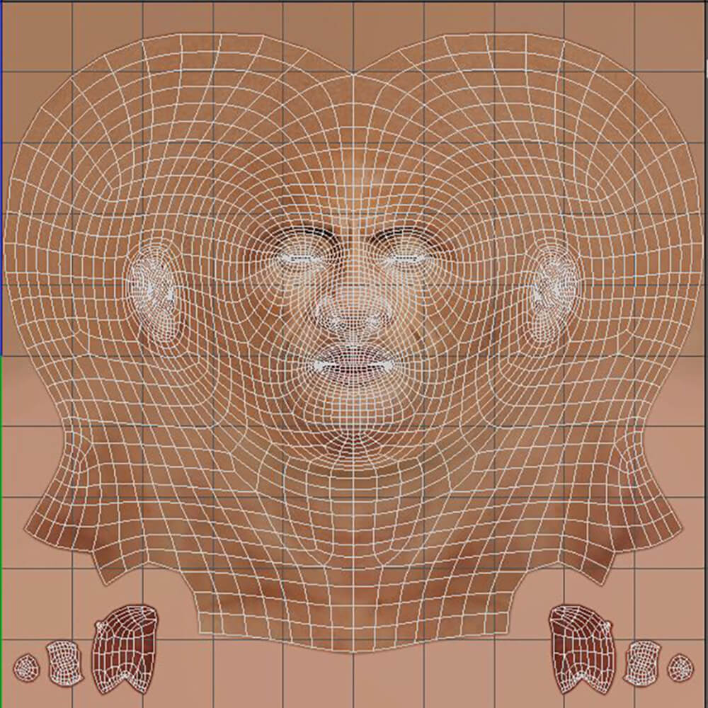 Dwayne Johnson 3D Model Low Poly by 3designer94