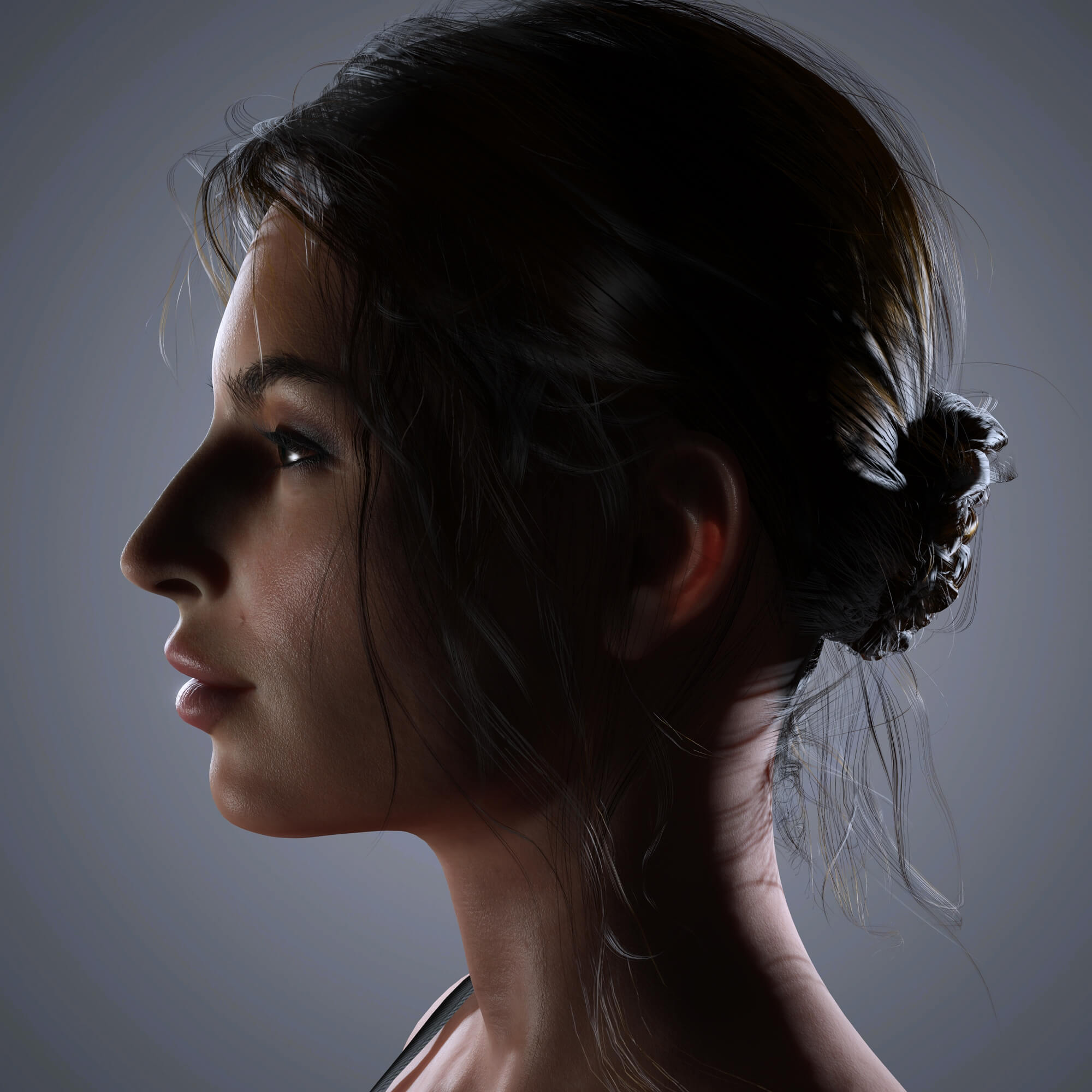Emily Ratajkowski Character 3D Model Low-Poly by 3designer94