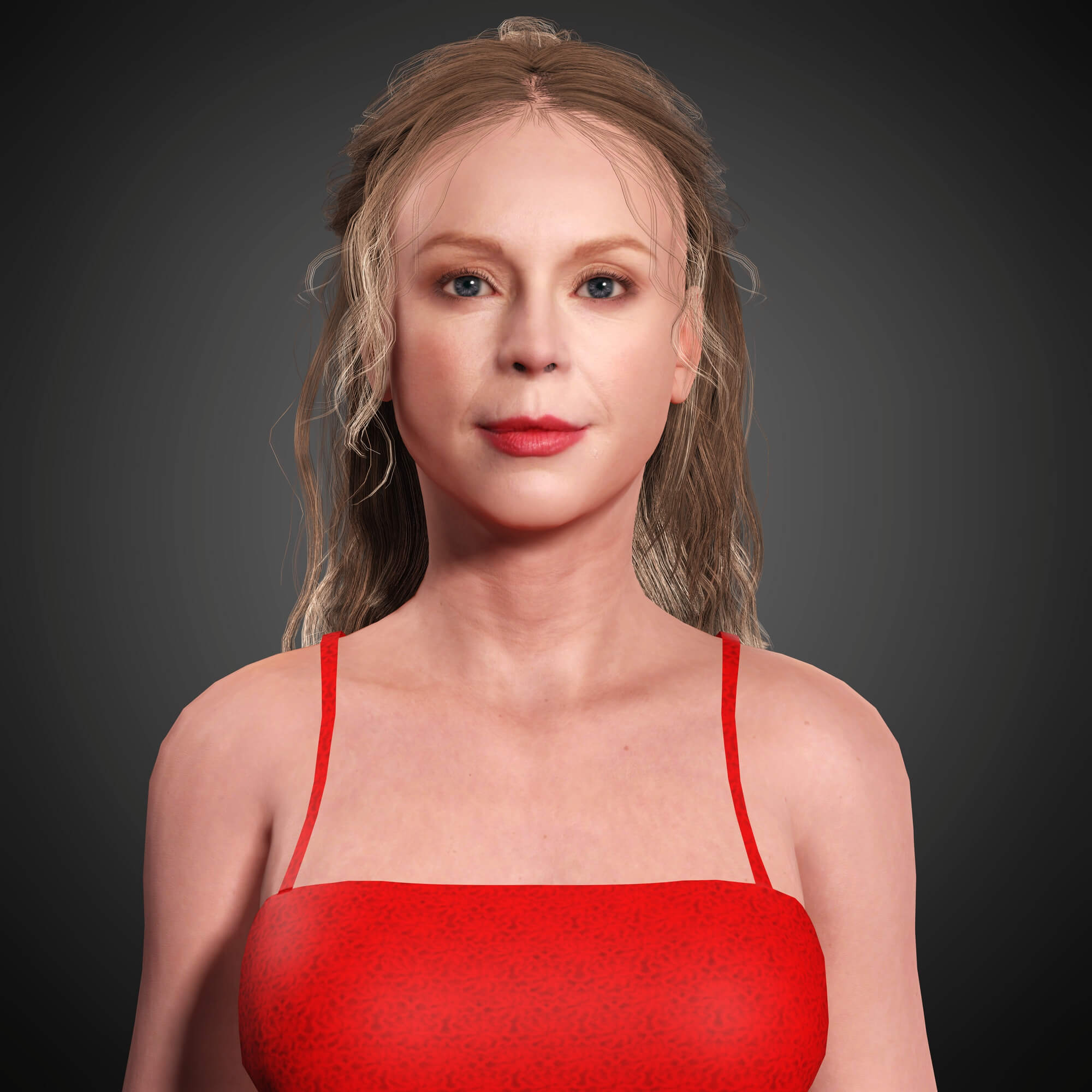 Gwendoline Christie Character - 3D Model by 3designer94