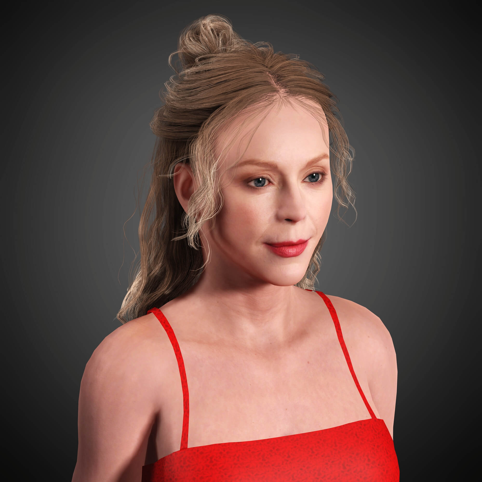 Gwendoline Christie Character - 3D Model by 3designer94