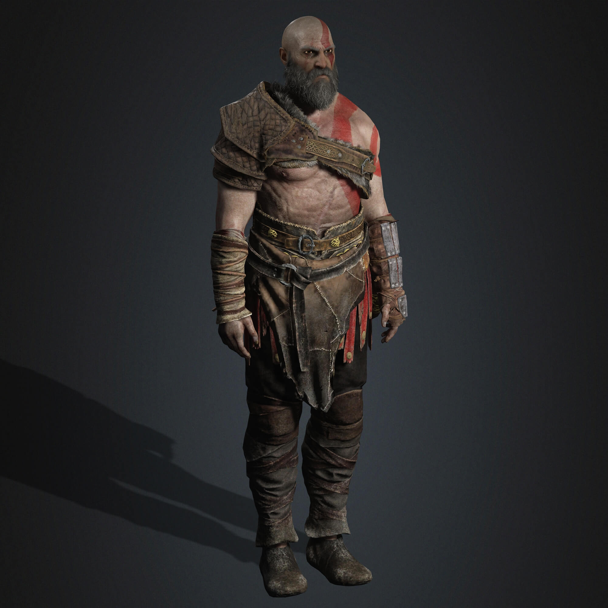 Kratos Character - 3D Model by 3designer94