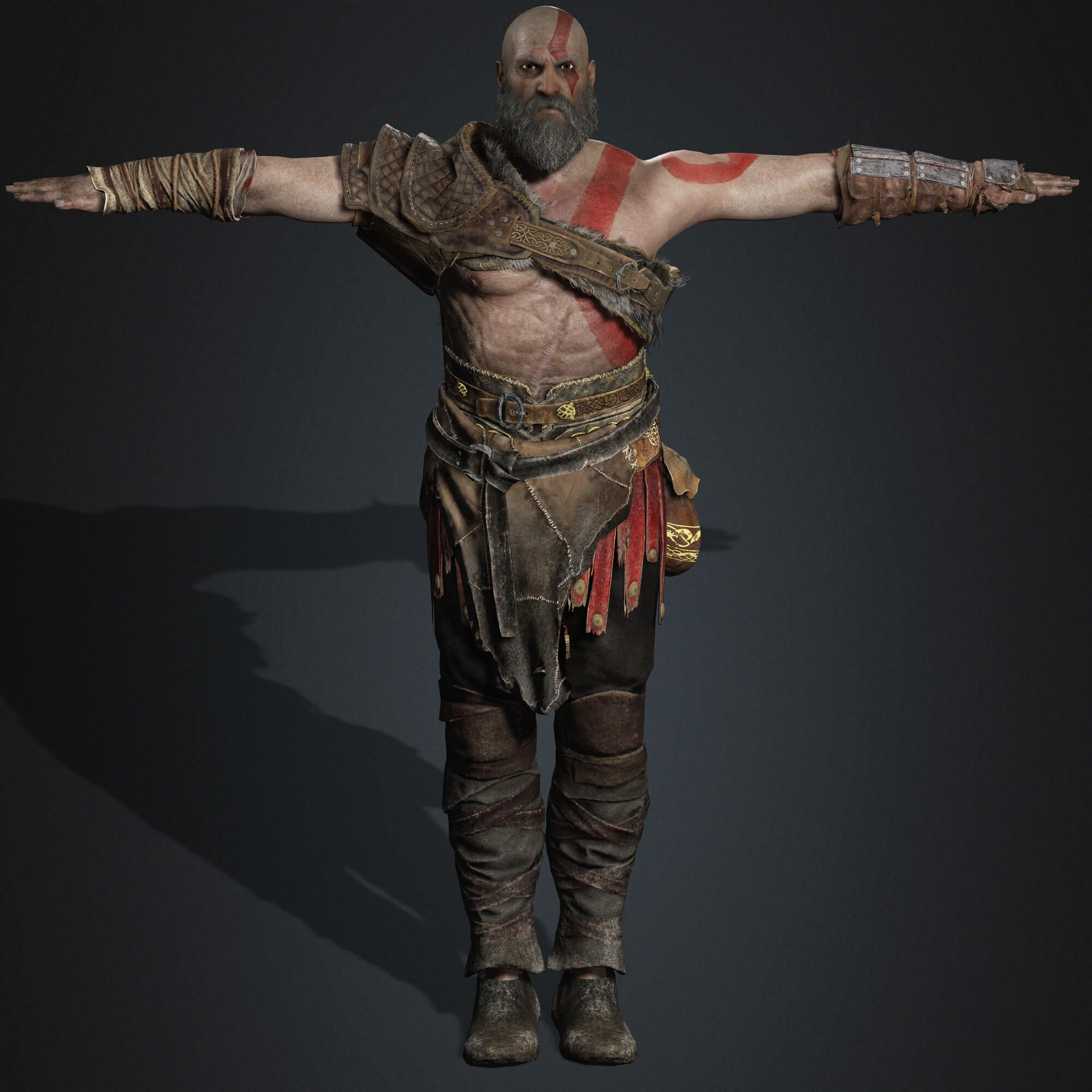 Kratos Character - 3D Model by 3designer94