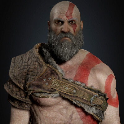 Kratos Character - 3D Model by 3designer94