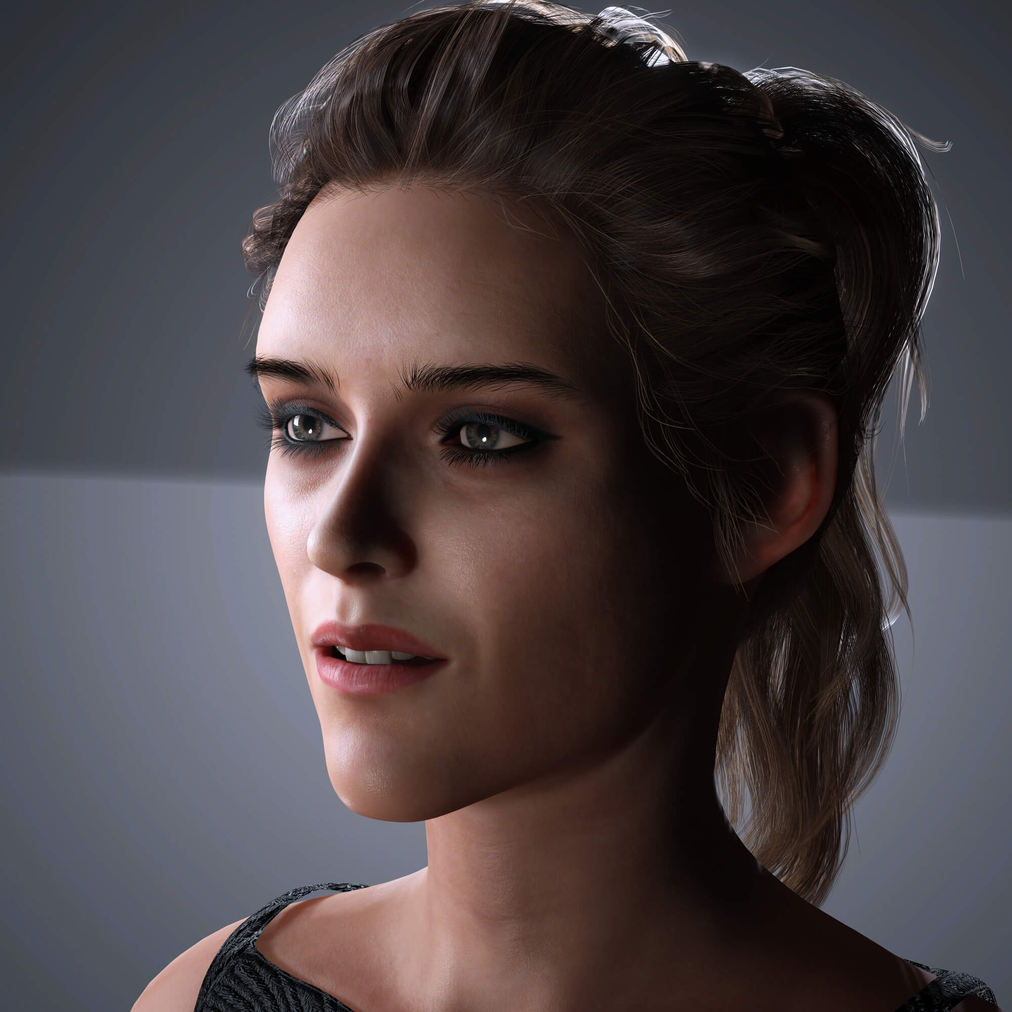 kristen stewart Character 3D Model Low-poly 3D model by 3designer94