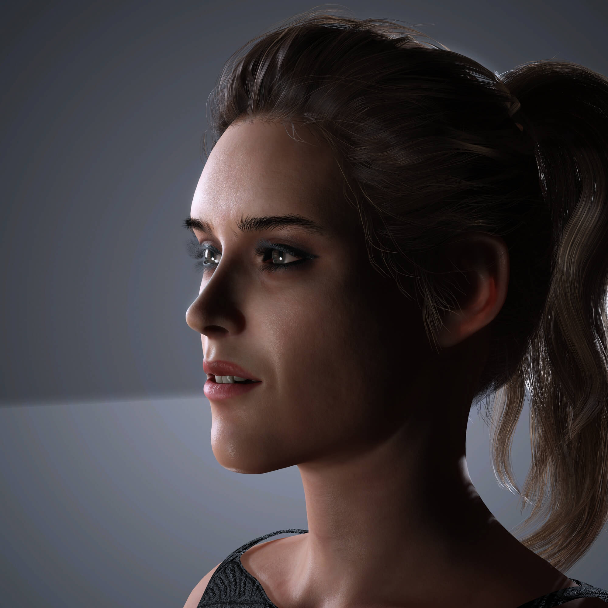 kristen stewart Character 3D Model Low-poly 3D model by 3designer94